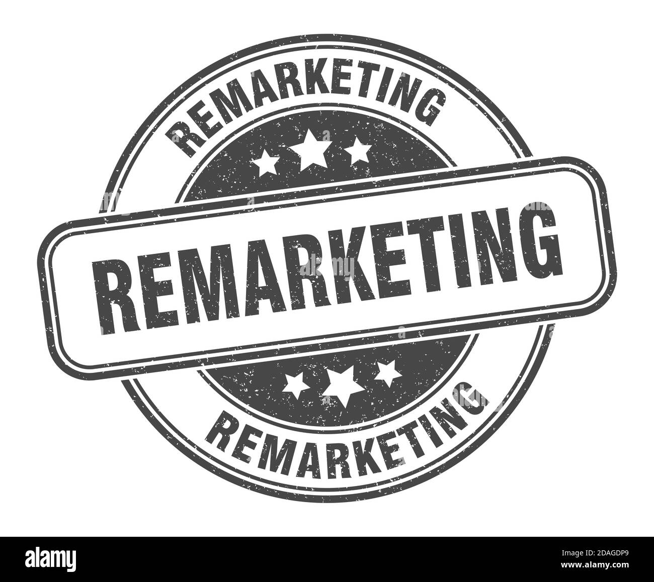 remarketing stamp. remarketing sign. round grunge label Stock Vector ...