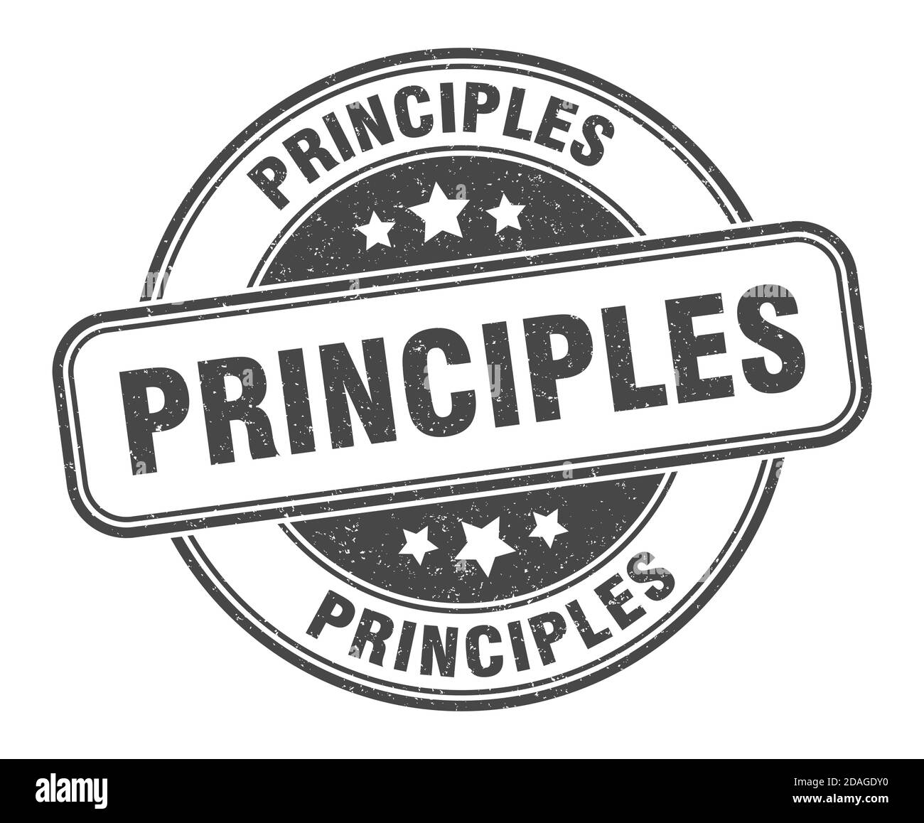 principles stamp. principles sign. round grunge label Stock Vector ...