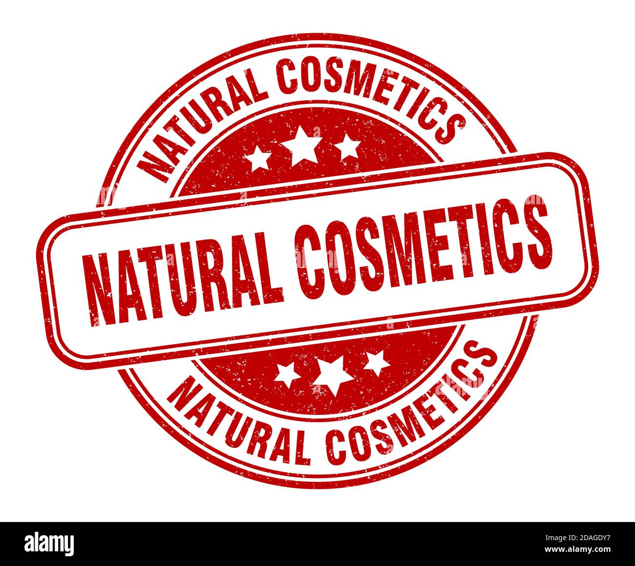 natural cosmetics stamp. natural cosmetics sign. round grunge label ...