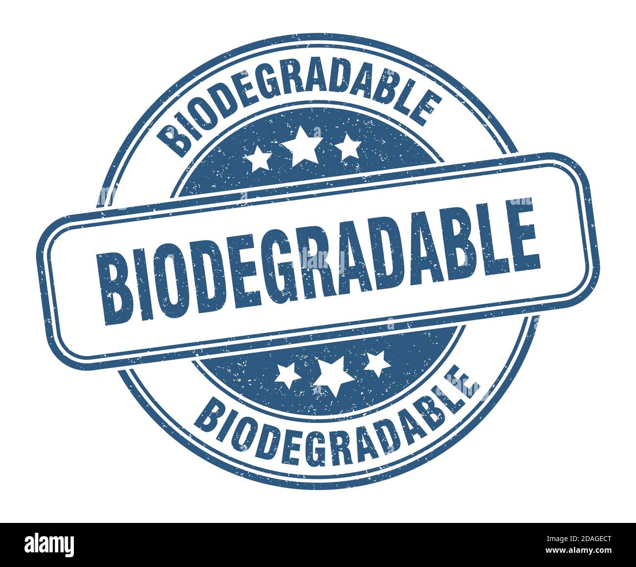 biodegradable stamp. biodegradable sign. round grunge label Stock ...