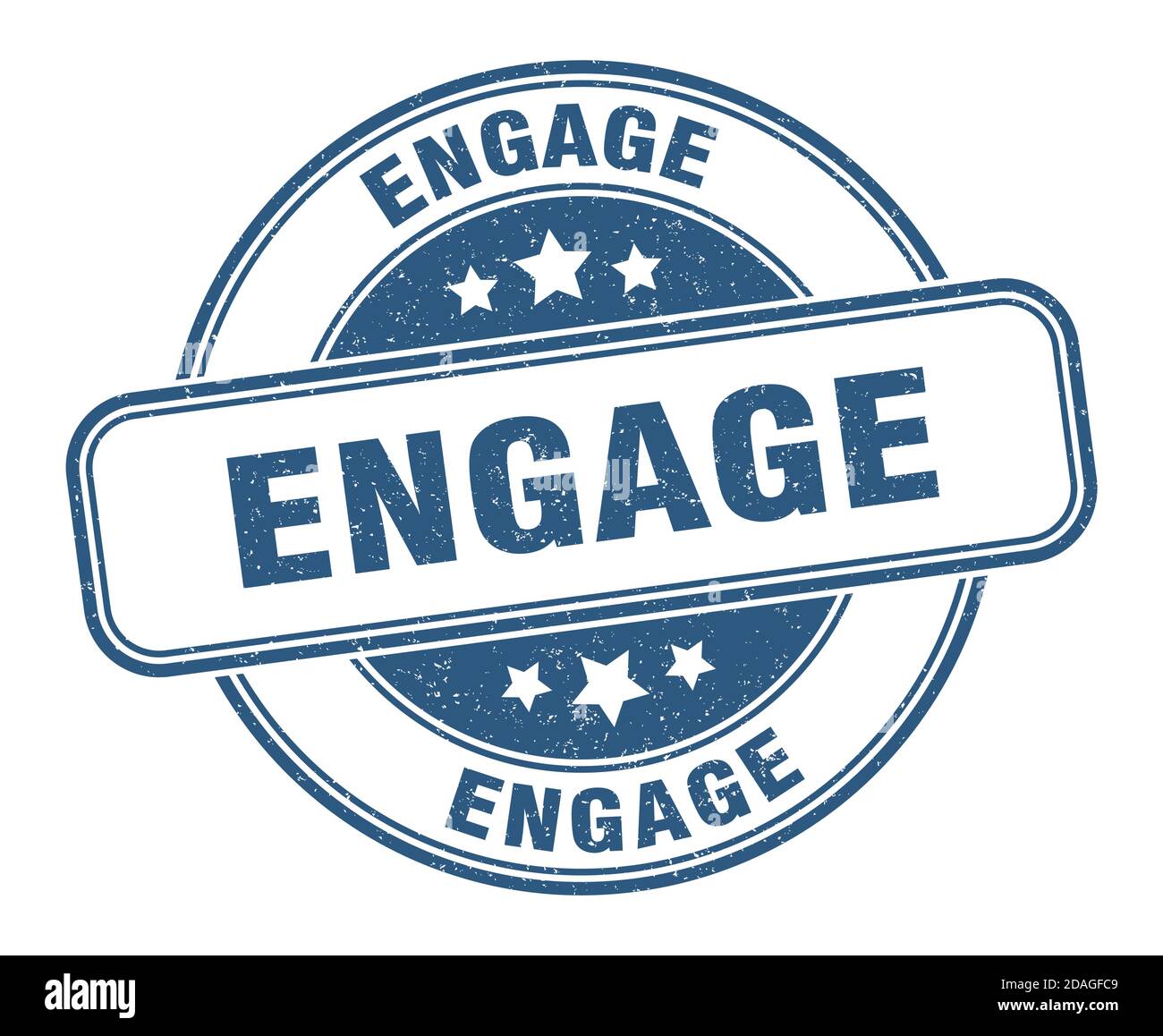 engage stamp. engage sign. round grunge label Stock Vector Image & Art ...