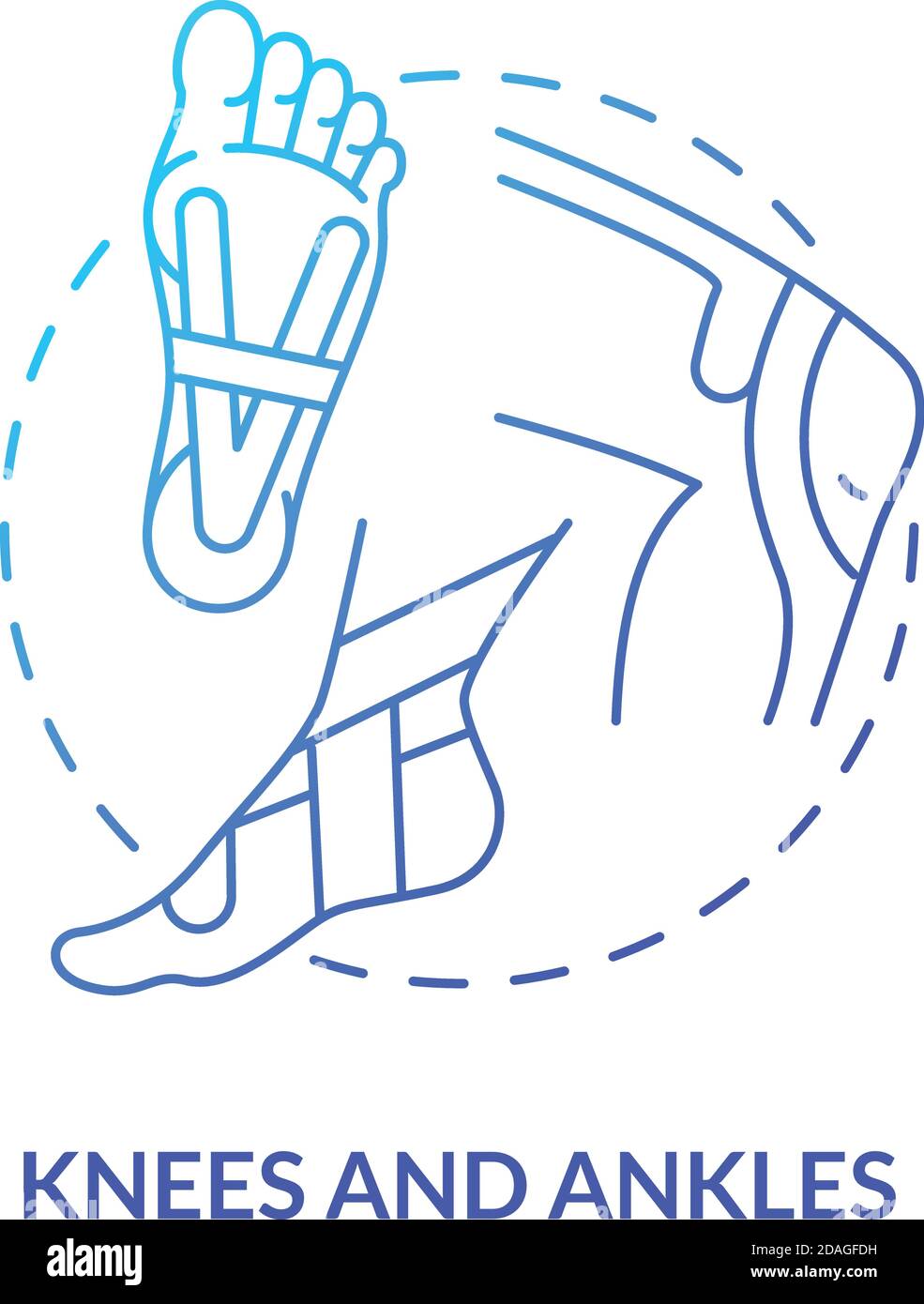 Human ankles Stock Vector Images - Alamy