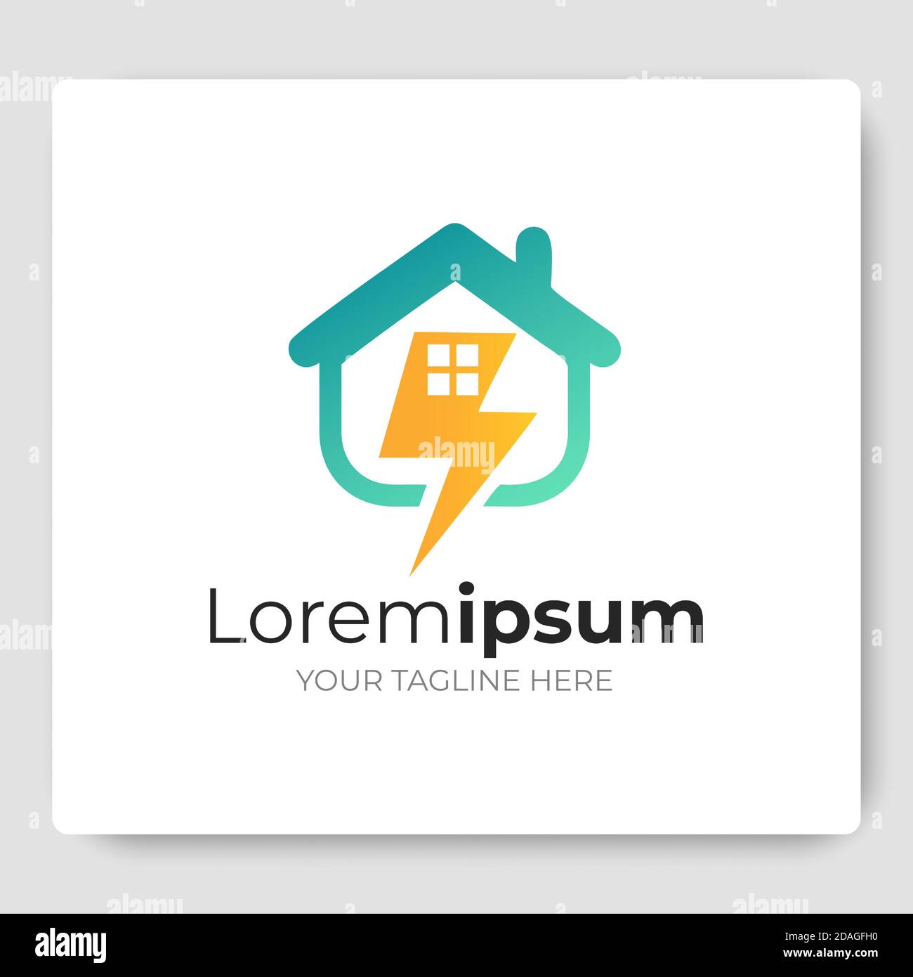 home solar energy logo design template. eco house icon designs Stock ...