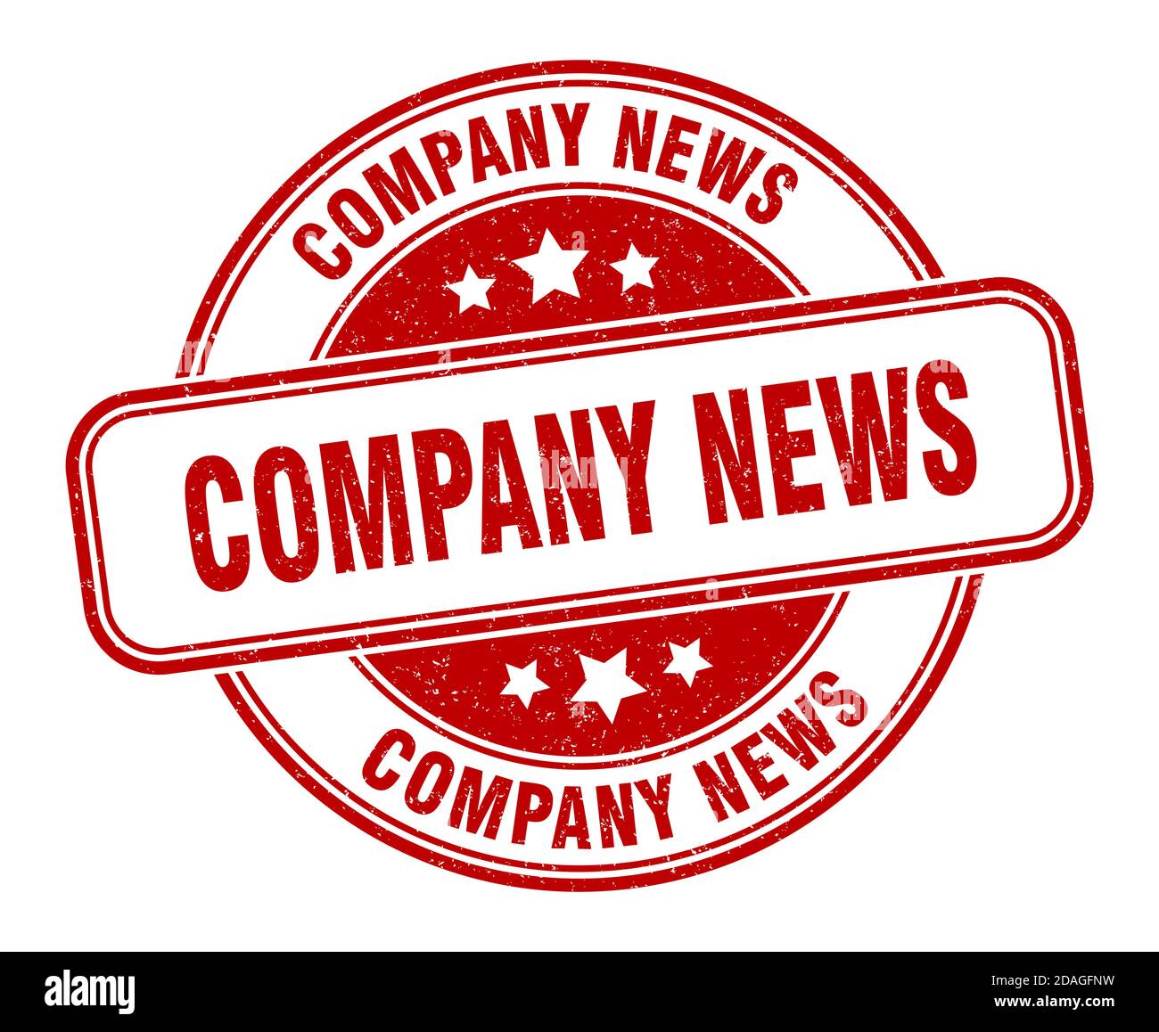 company news stamp. company news sign. round grunge label Stock Vector ...