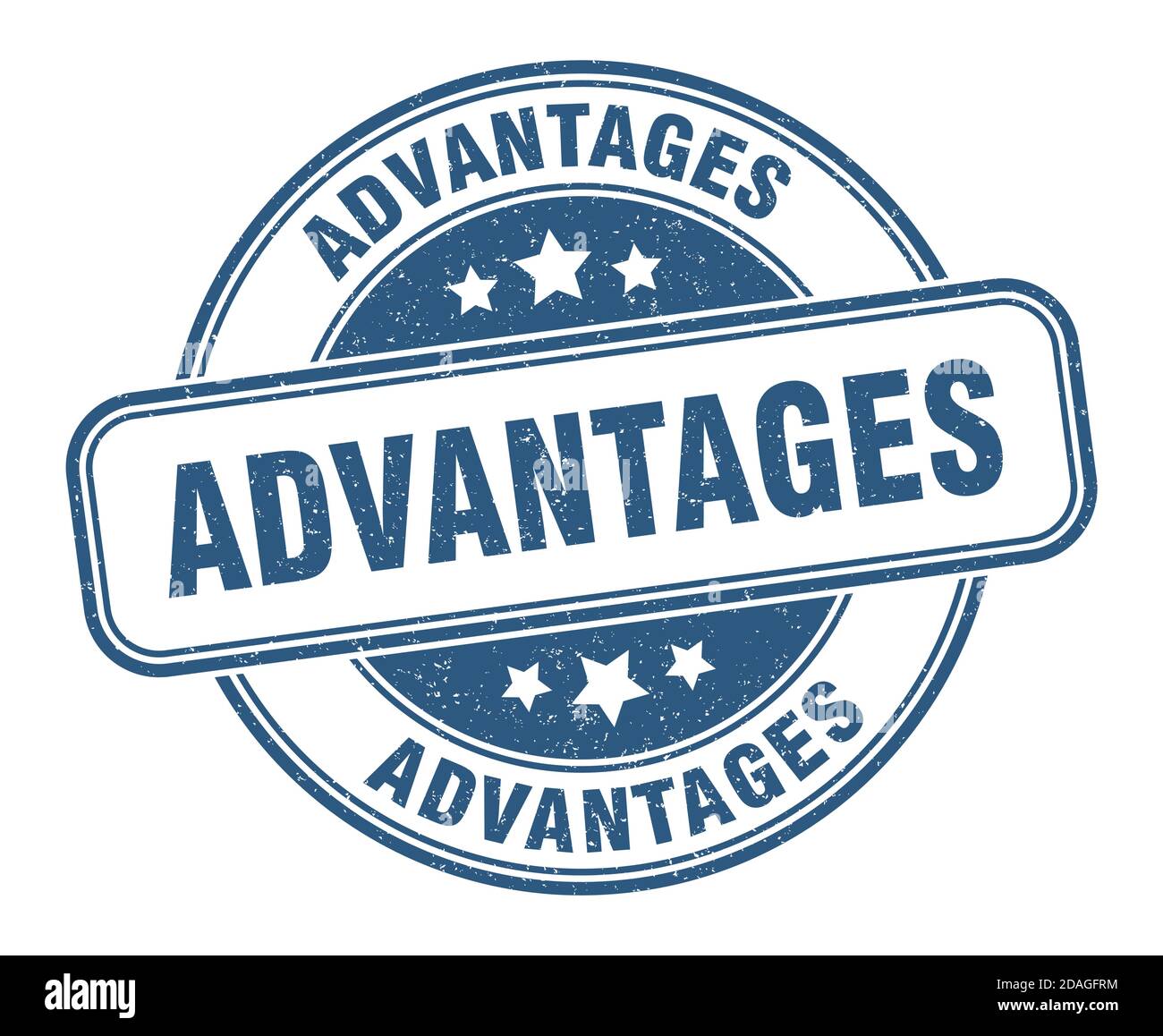 advantages stamp. advantages sign. round grunge label Stock Vector ...