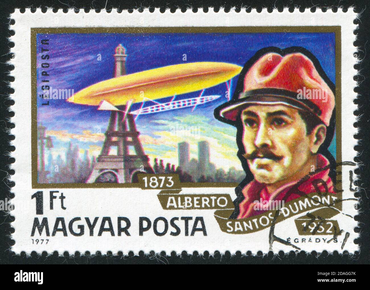 Alberto santos dumont eiffel tower hi-res stock photography and images ...