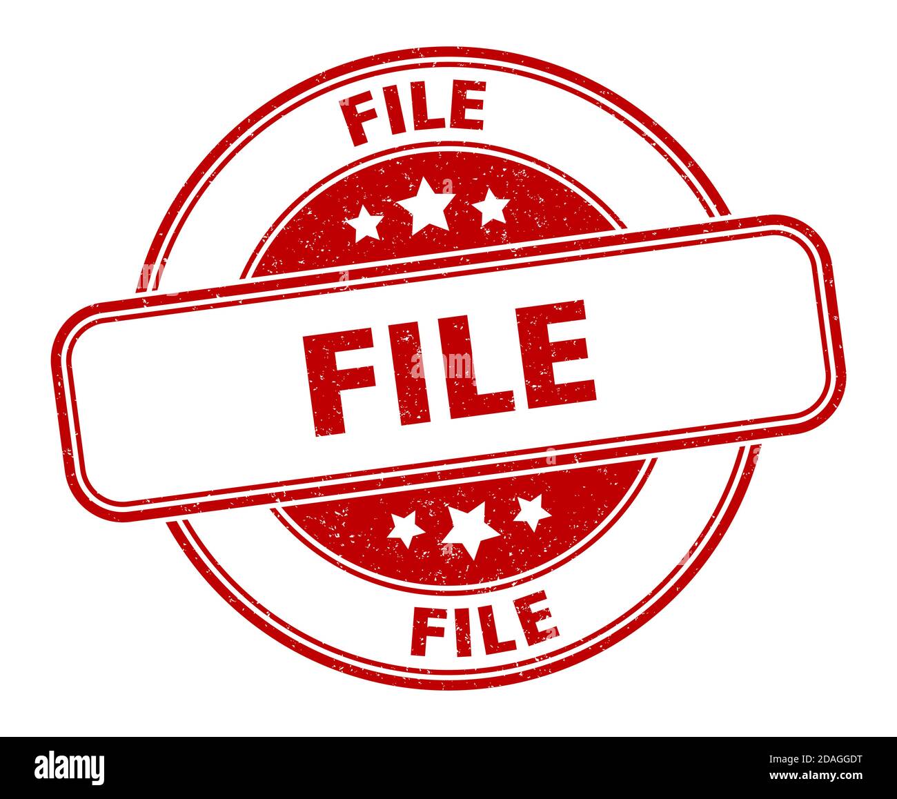 file stamp. file sign. round grunge label Stock Vector Image & Art - Alamy