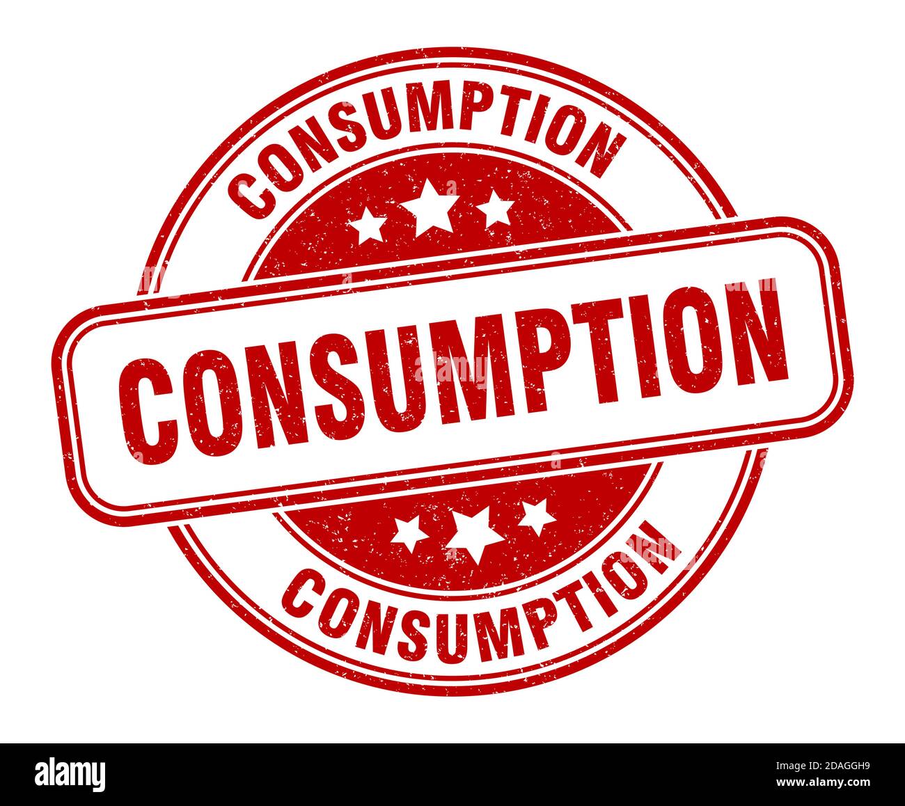 consumption stamp. consumption sign. round grunge label Stock Vector ...