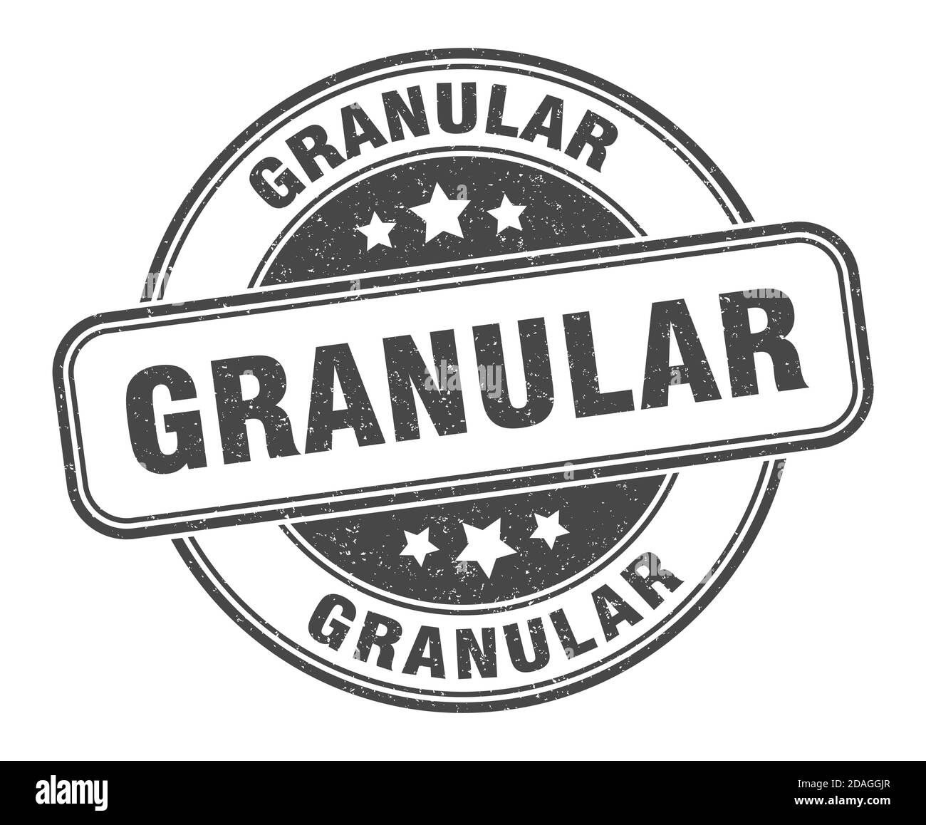 granular stamp. granular sign. round grunge label Stock Vector Image ...