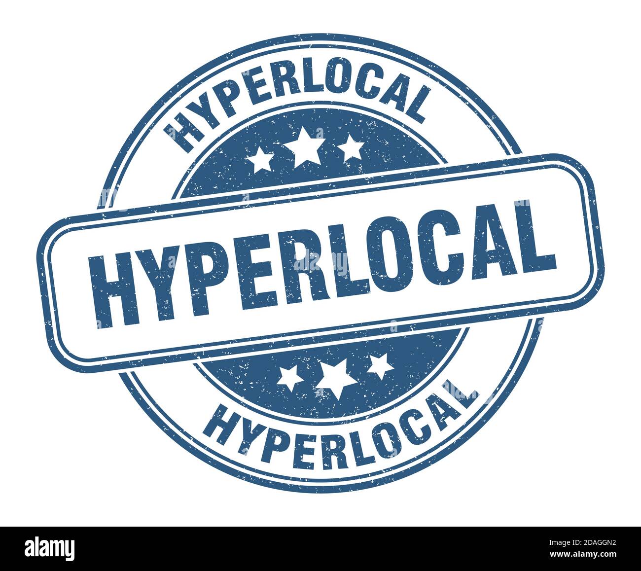 hyperlocal stamp. hyperlocal sign. round grunge label Stock Vector ...