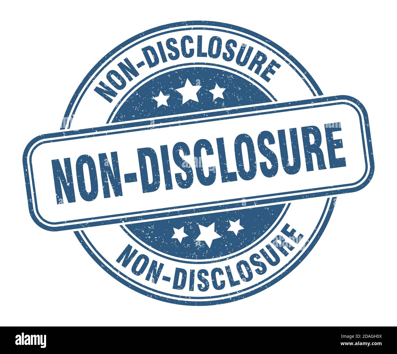 non-disclosure stamp. non-disclosure sign. round grunge label Stock ...