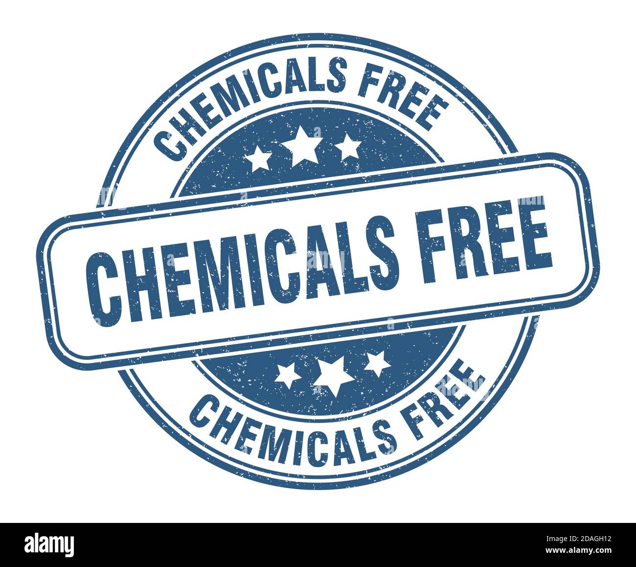 chemicals free stamp. chemicals free sign. round grunge label Stock ...