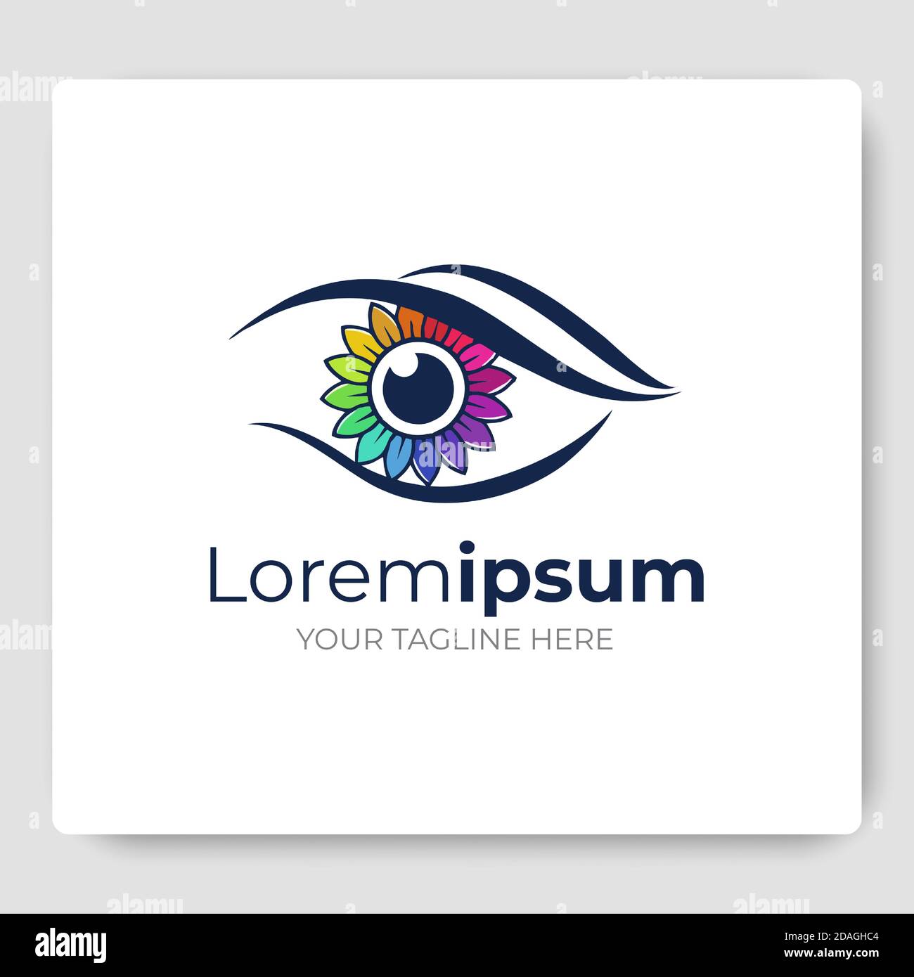 Eye Logo designs vector template. eye camera lens Colorful Logo Stock ...