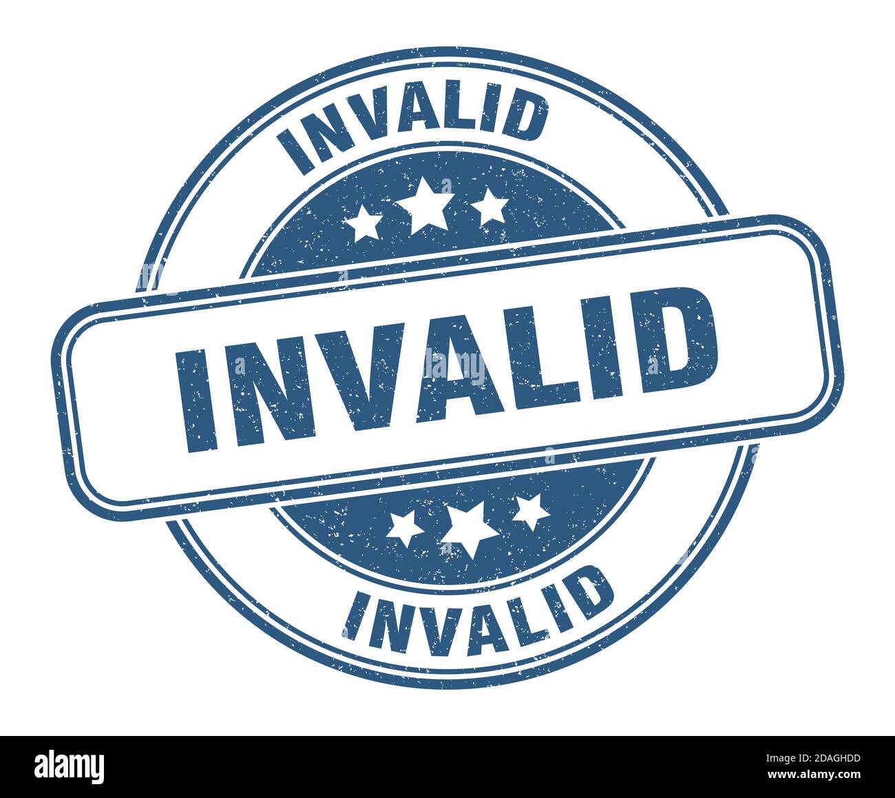 invalid stamp. invalid sign. round grunge label Stock Vector Image ...