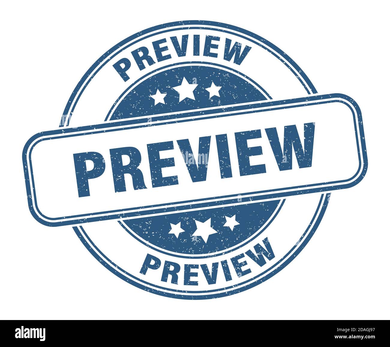 preview stamp. preview sign. round grunge label Stock Vector Image ...