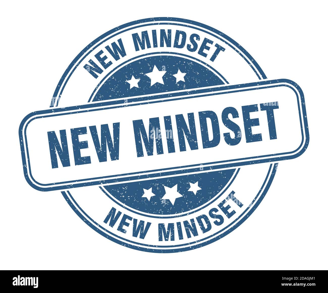 new mindset stamp. new mindset sign. round grunge label Stock Vector ...