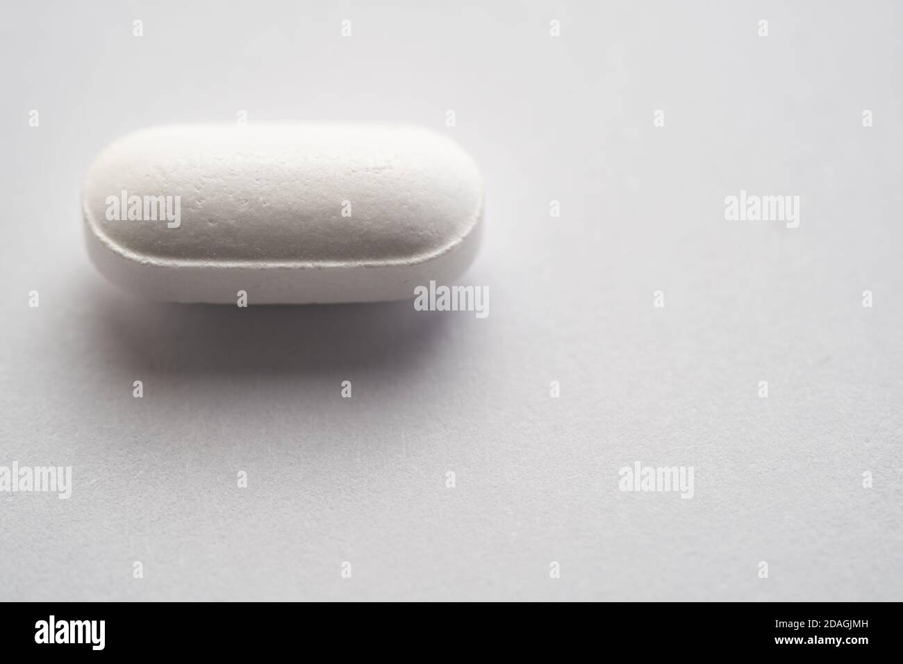 Zinc Pill on a white background Stock Photo - Alamy