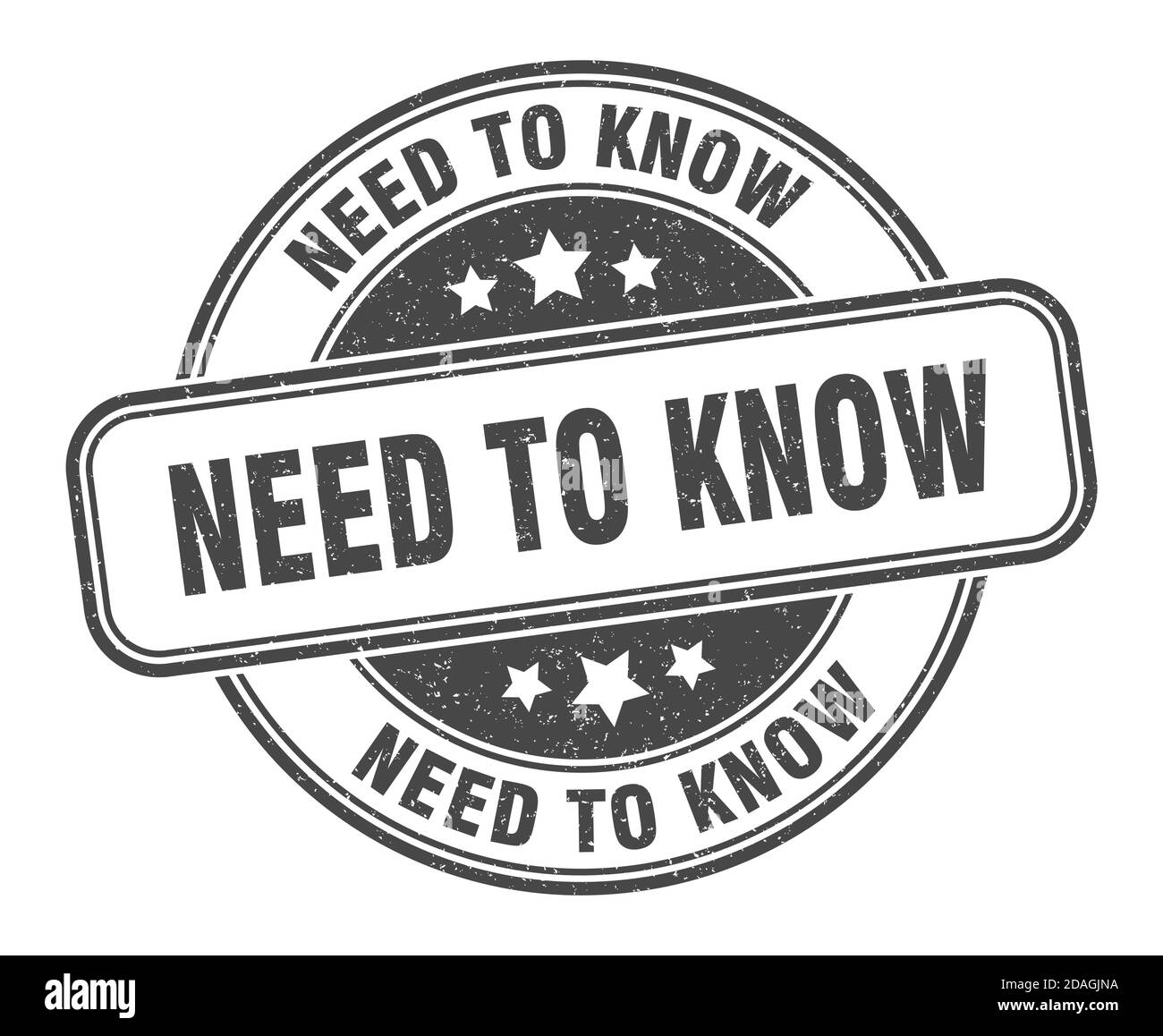 need to know stamp. need to know sign. round grunge label Stock Vector ...