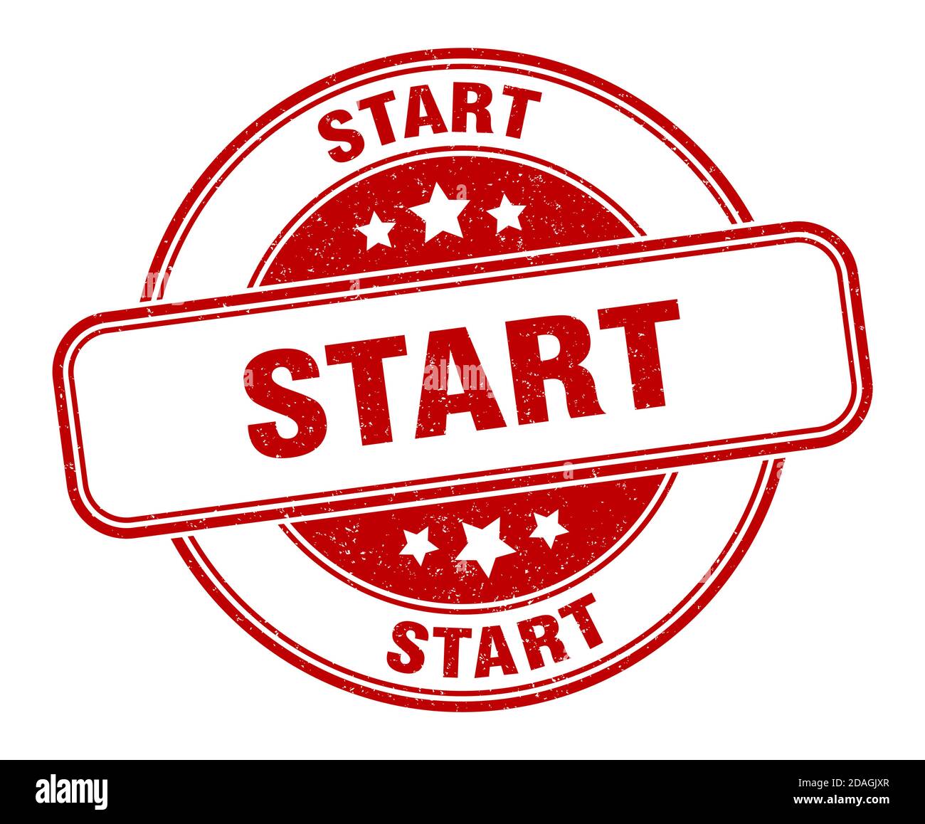 start stamp. start sign. round grunge label Stock Vector Image & Art ...