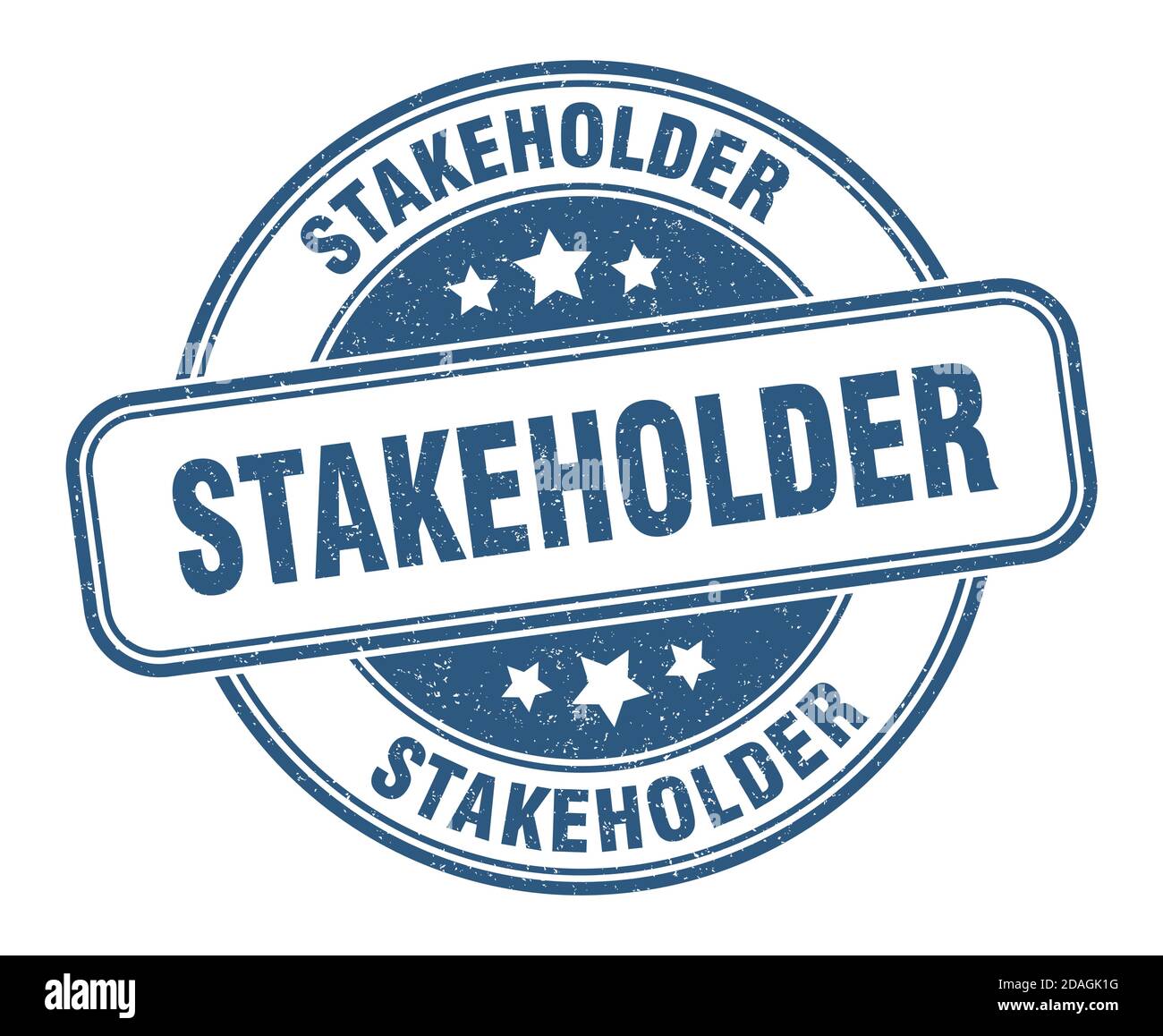 stakeholder stamp. stakeholder sign. round grunge label Stock Vector ...
