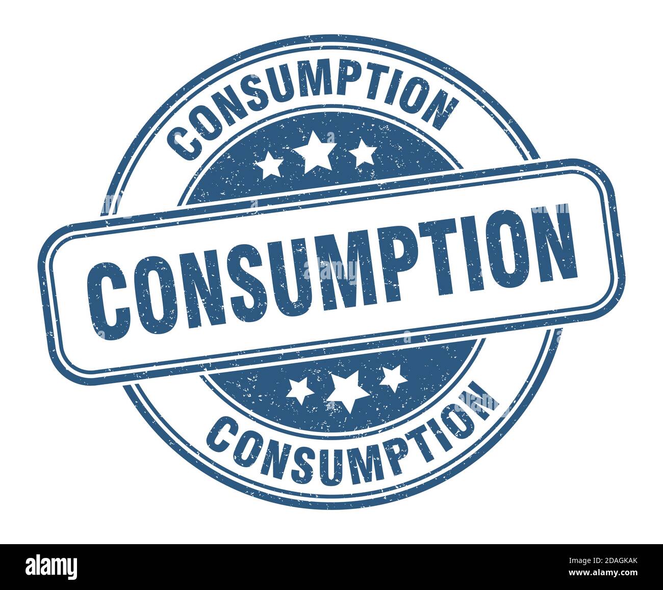 consumption stamp. consumption sign. round grunge label Stock Vector ...
