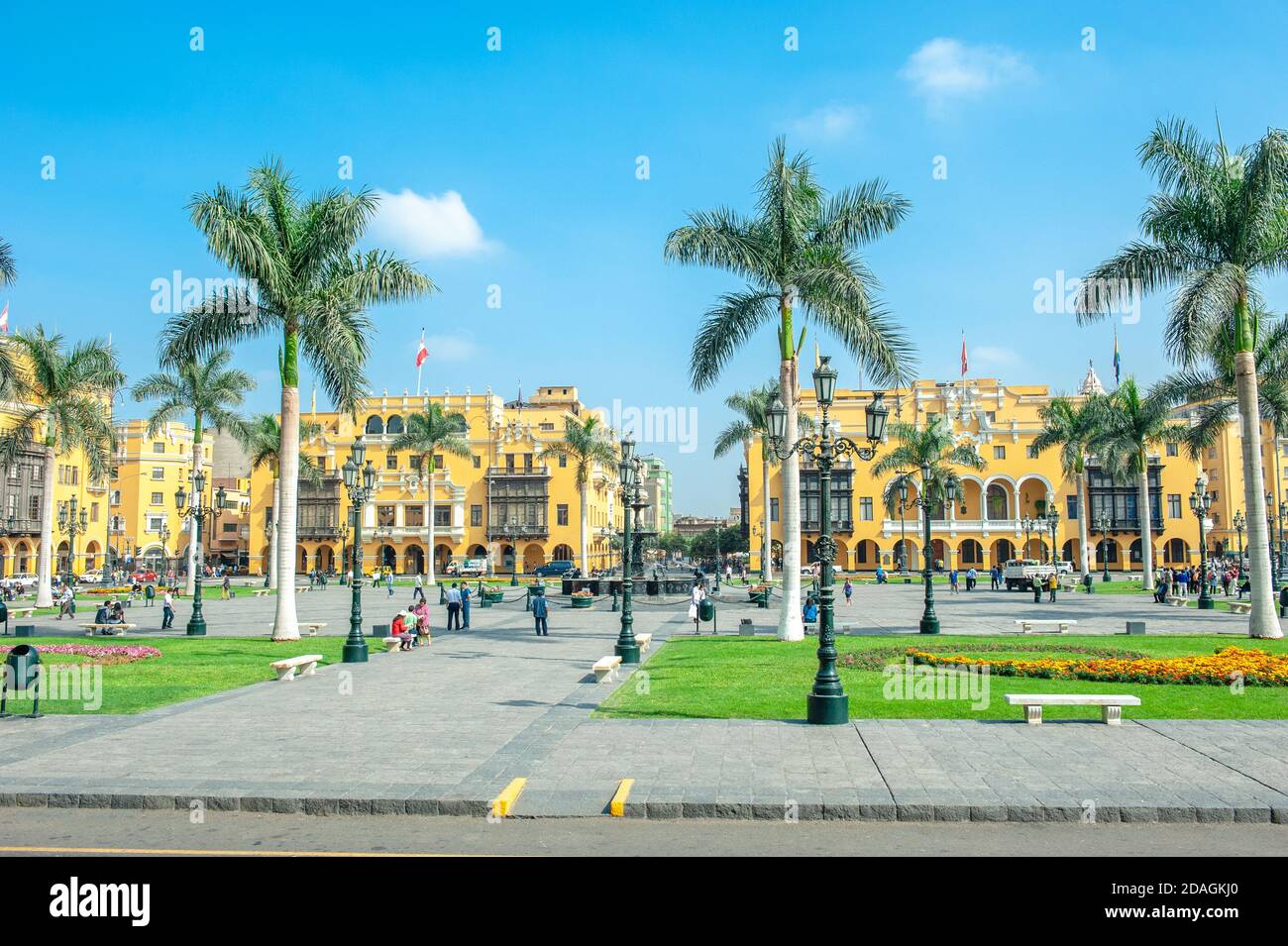 Lima main square hi-res stock photography and images - Alamy