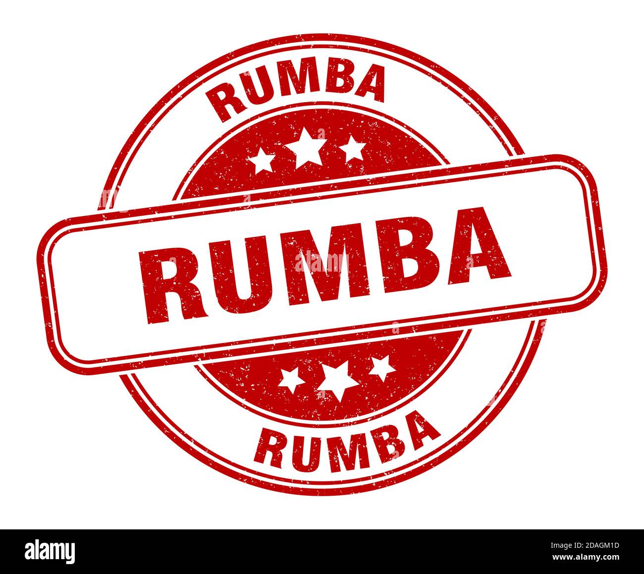 rumba stamp. rumba sign. round grunge label Stock Vector Image & Art ...