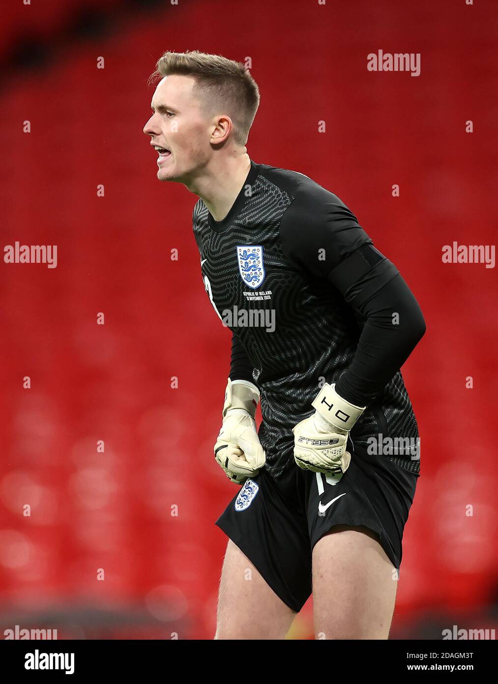 England goalkeeper Dean Henderson during the international friendly at ...