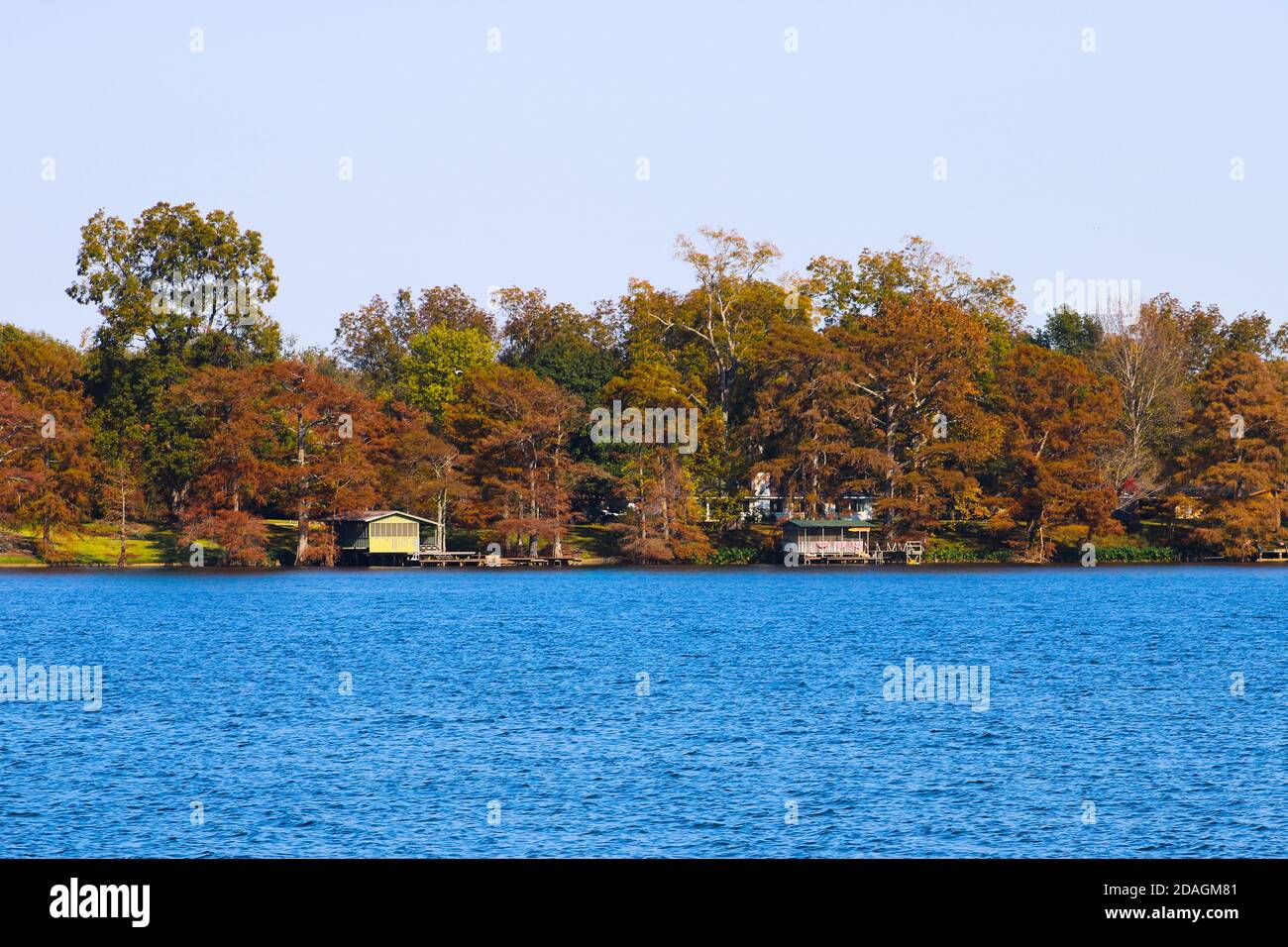 Lake and landscape view Stock Photo - Alamy