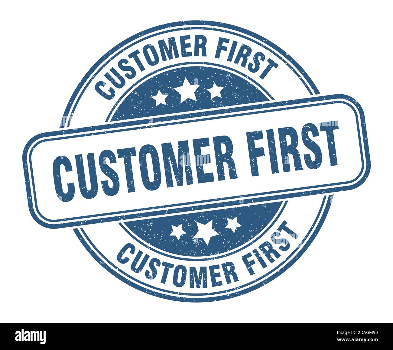 customer first stamp. customer first sign. round grunge label Stock ...