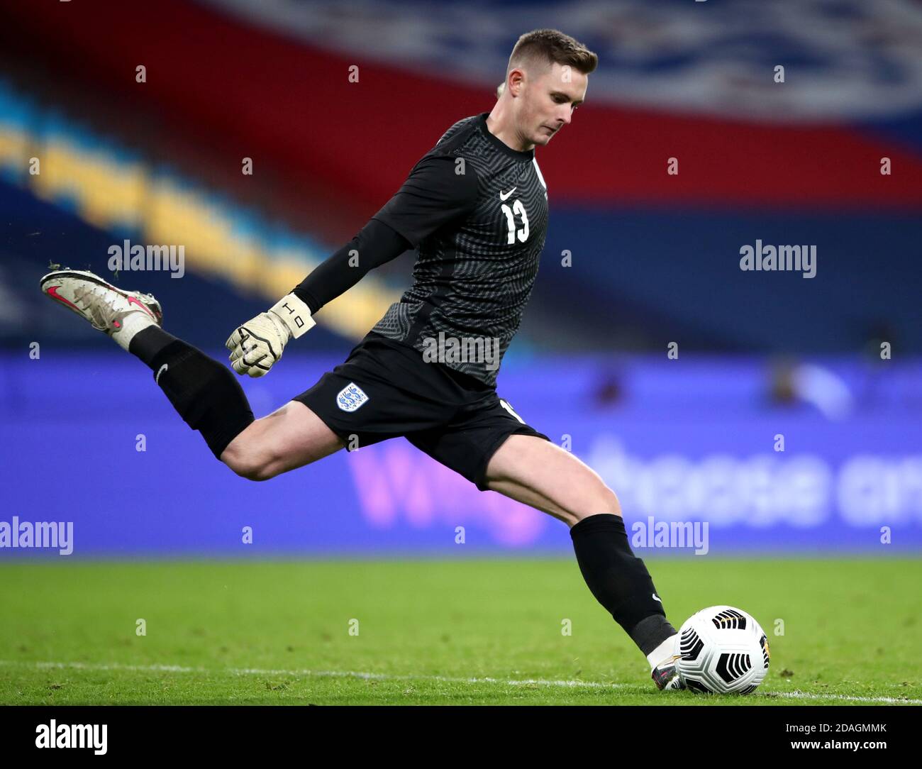 England goalkeeper Dean Henderson during the international friendly at ...