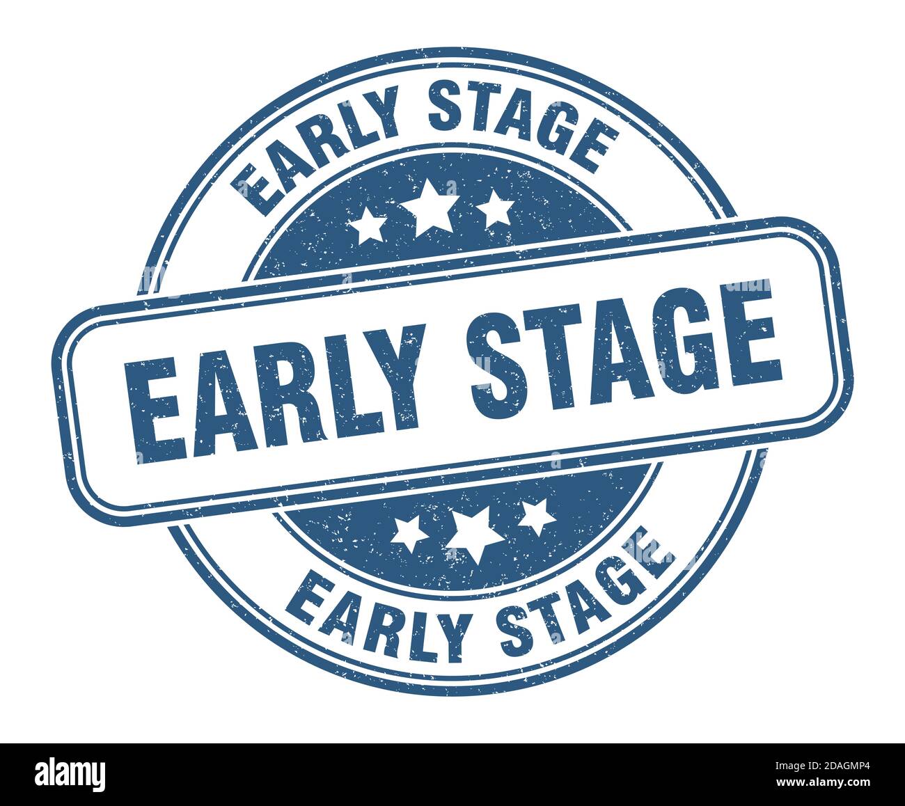 early stage stamp. early stage sign. round grunge label Stock Vector ...