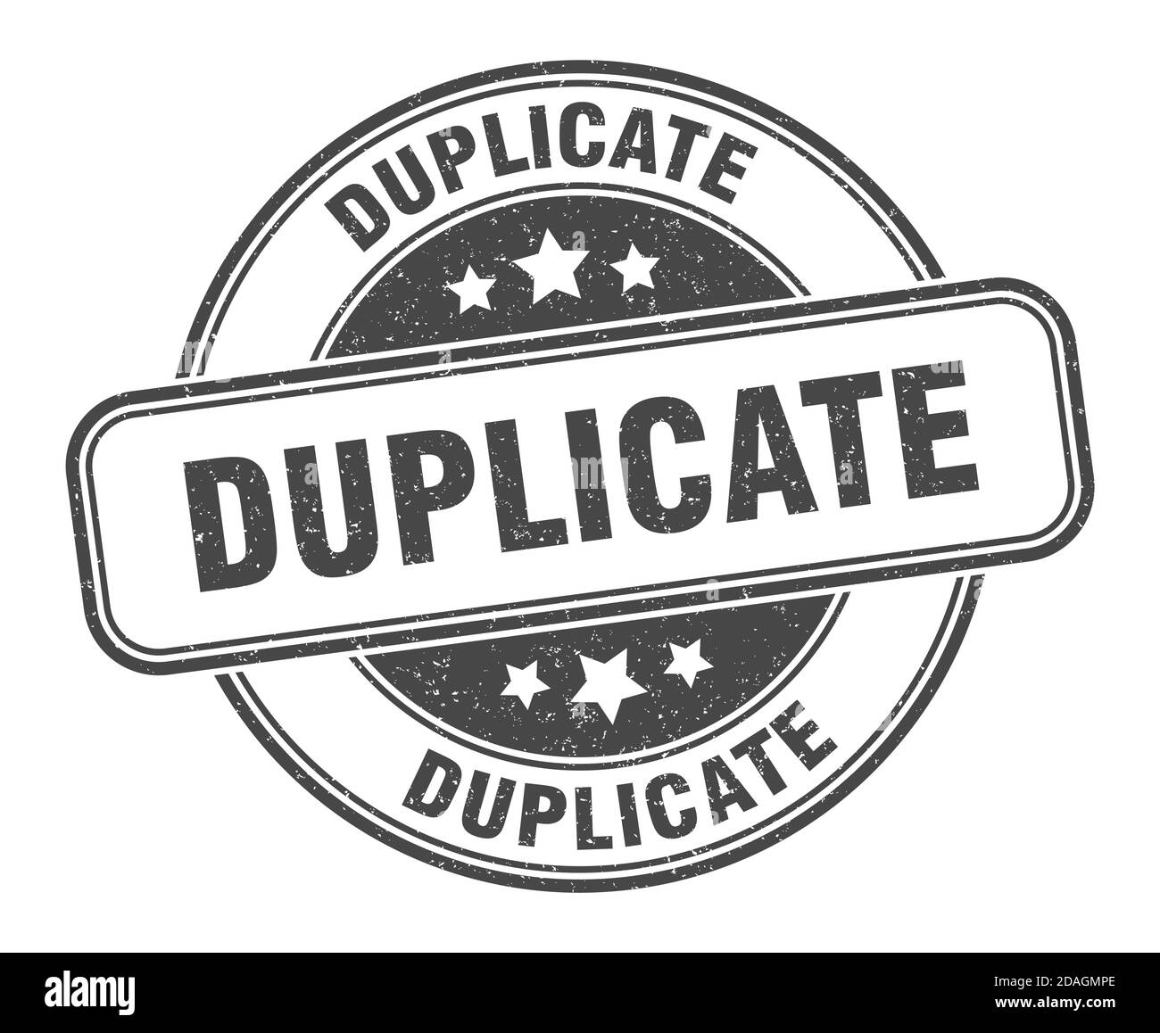 Duplicate badge Black and White Stock Photos & Images - Alamy