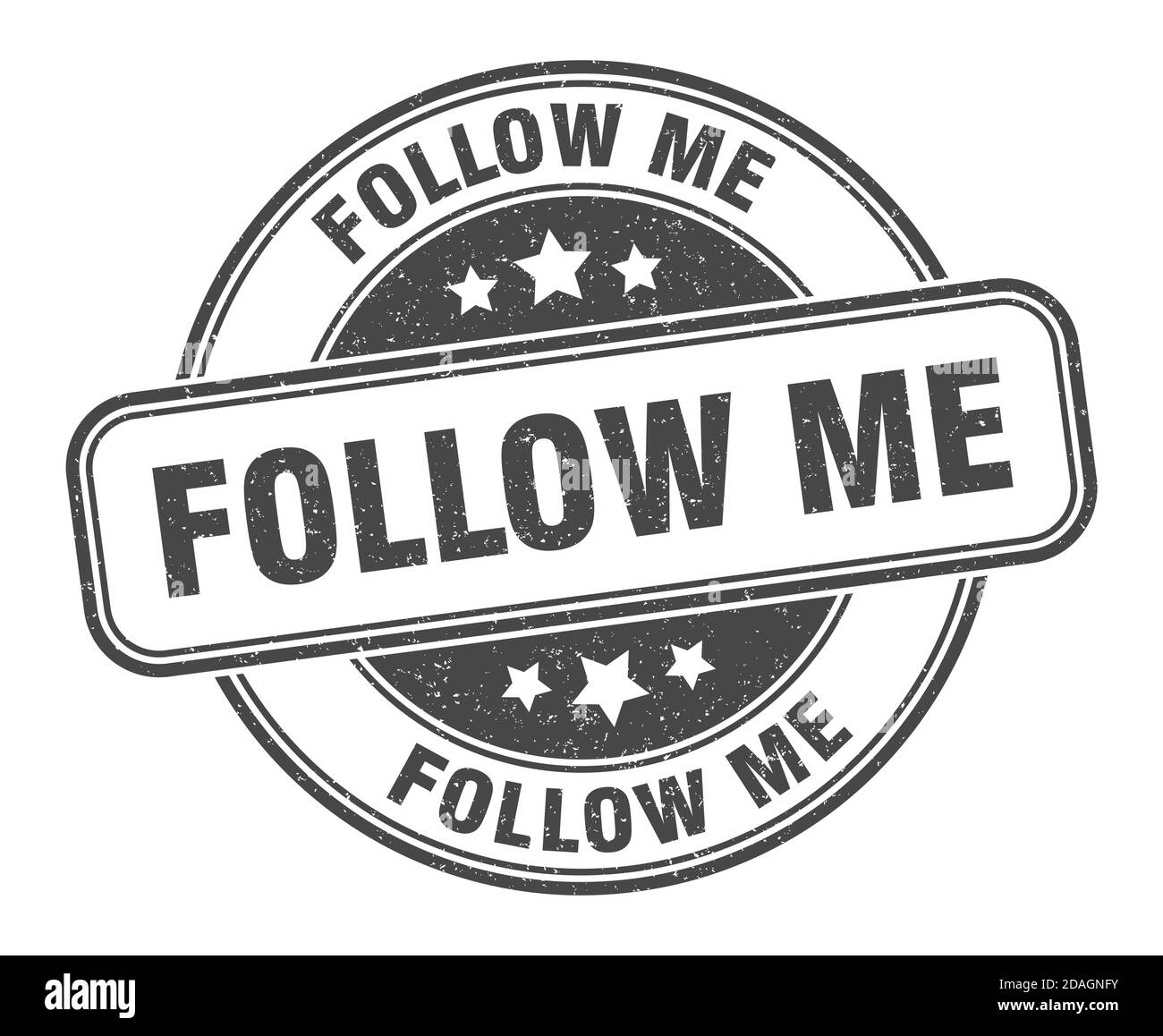 Follow me vector vectors Black and White Stock Photos & Images - Alamy