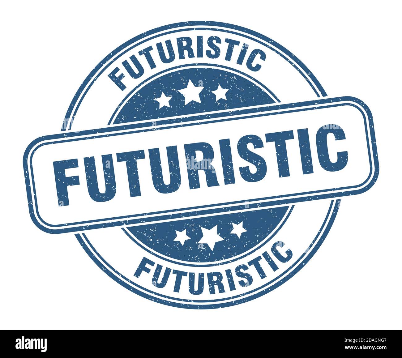 Futuristic stamp round grunge hi-res stock photography and images - Alamy