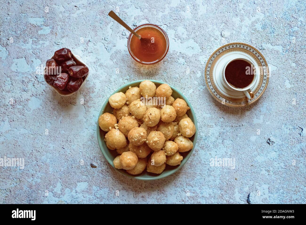 Luqaimat - traditional sweet dumplings of UAE. Sweet Ramadan dumplings ...