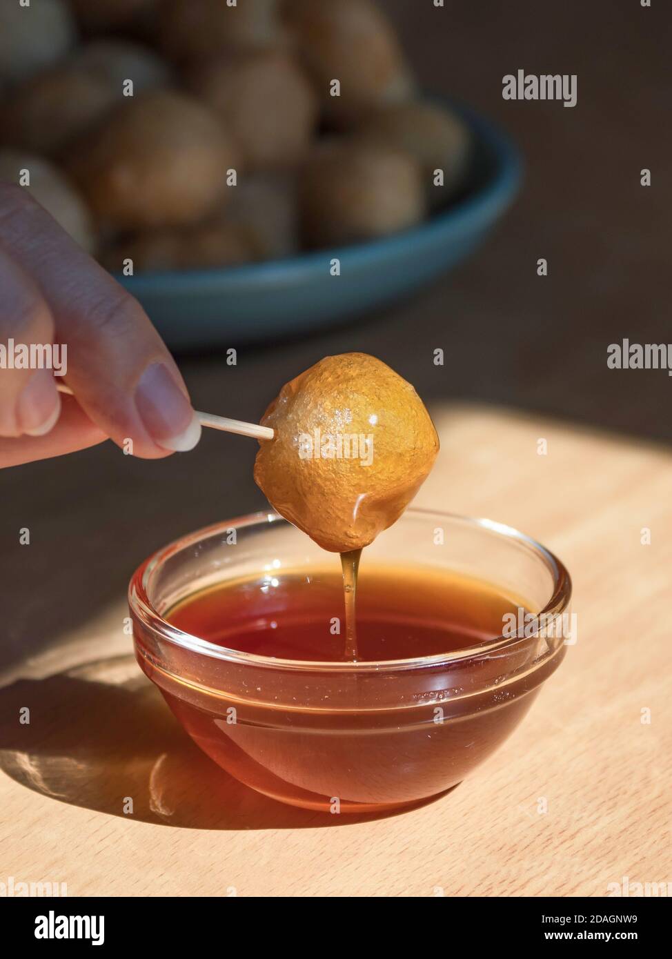 Luqaimat - traditional sweet dumplings of UAE. Sweet Ramadan dumplings ...
