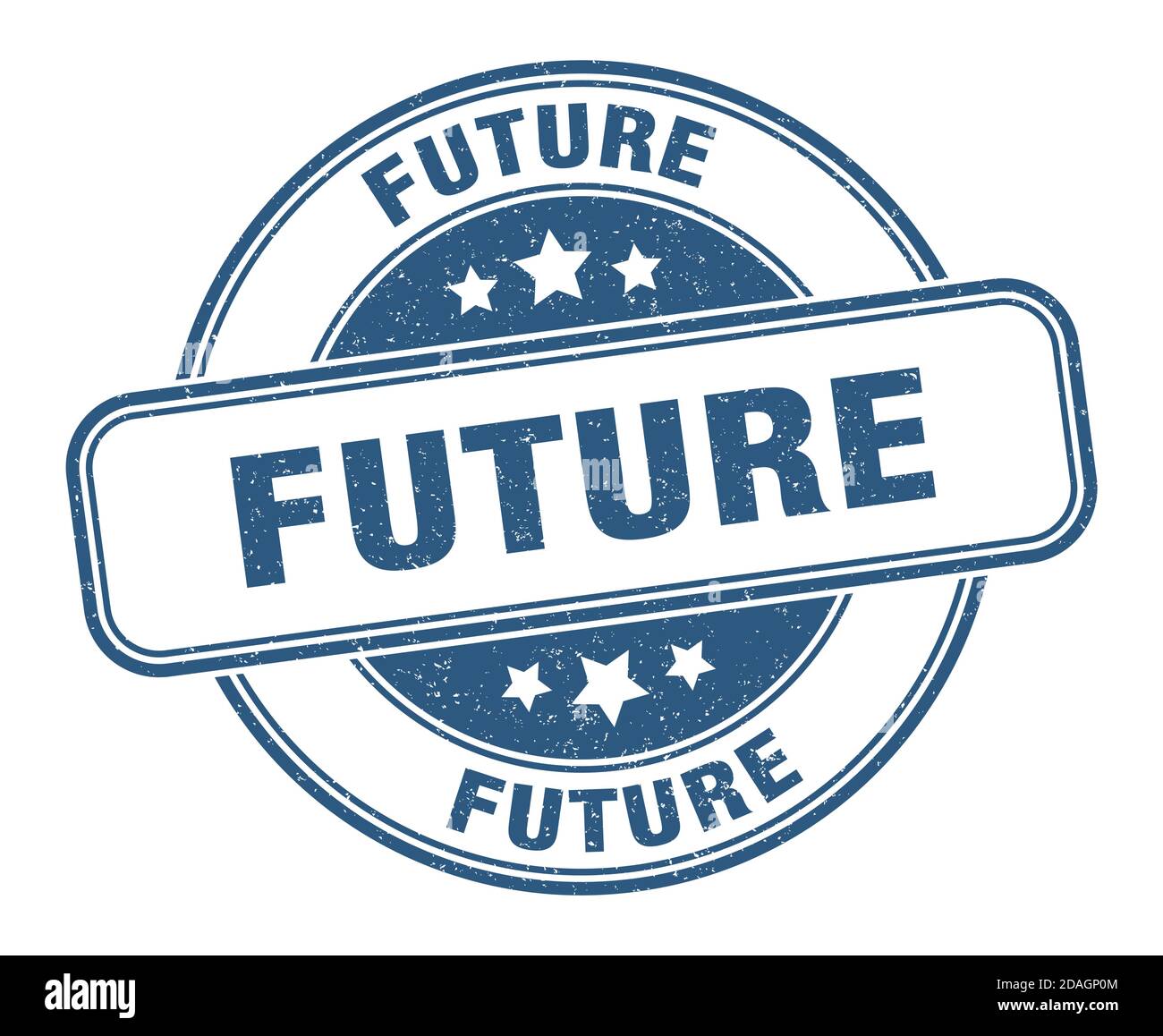 future stamp. future sign. round grunge label Stock Vector Image & Art ...