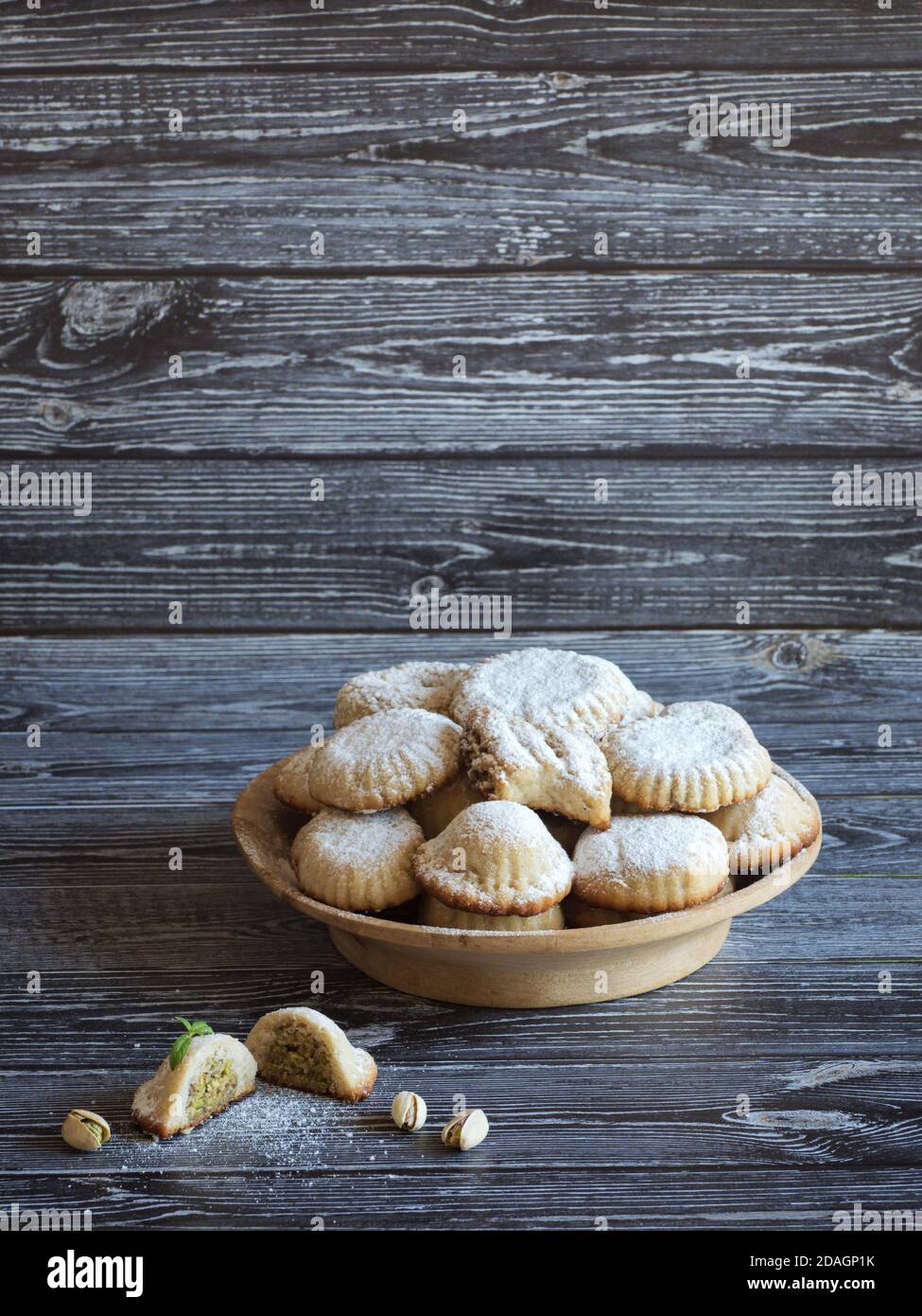 Eid muslim sweet kahk. Arabian Sweets for Ramadan and EId Stock Photo ...