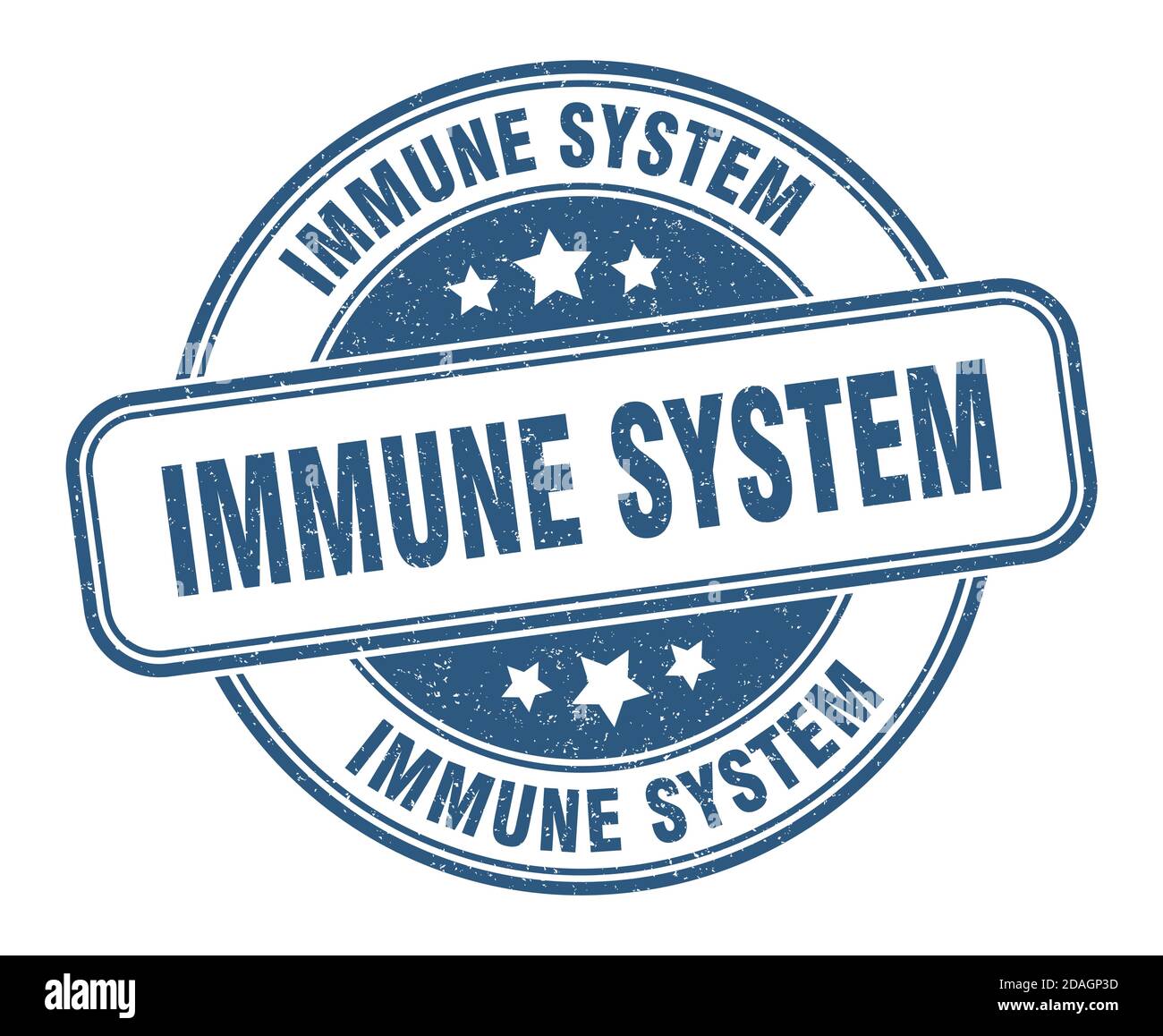 immune system stamp. immune system sign. round grunge label Stock ...