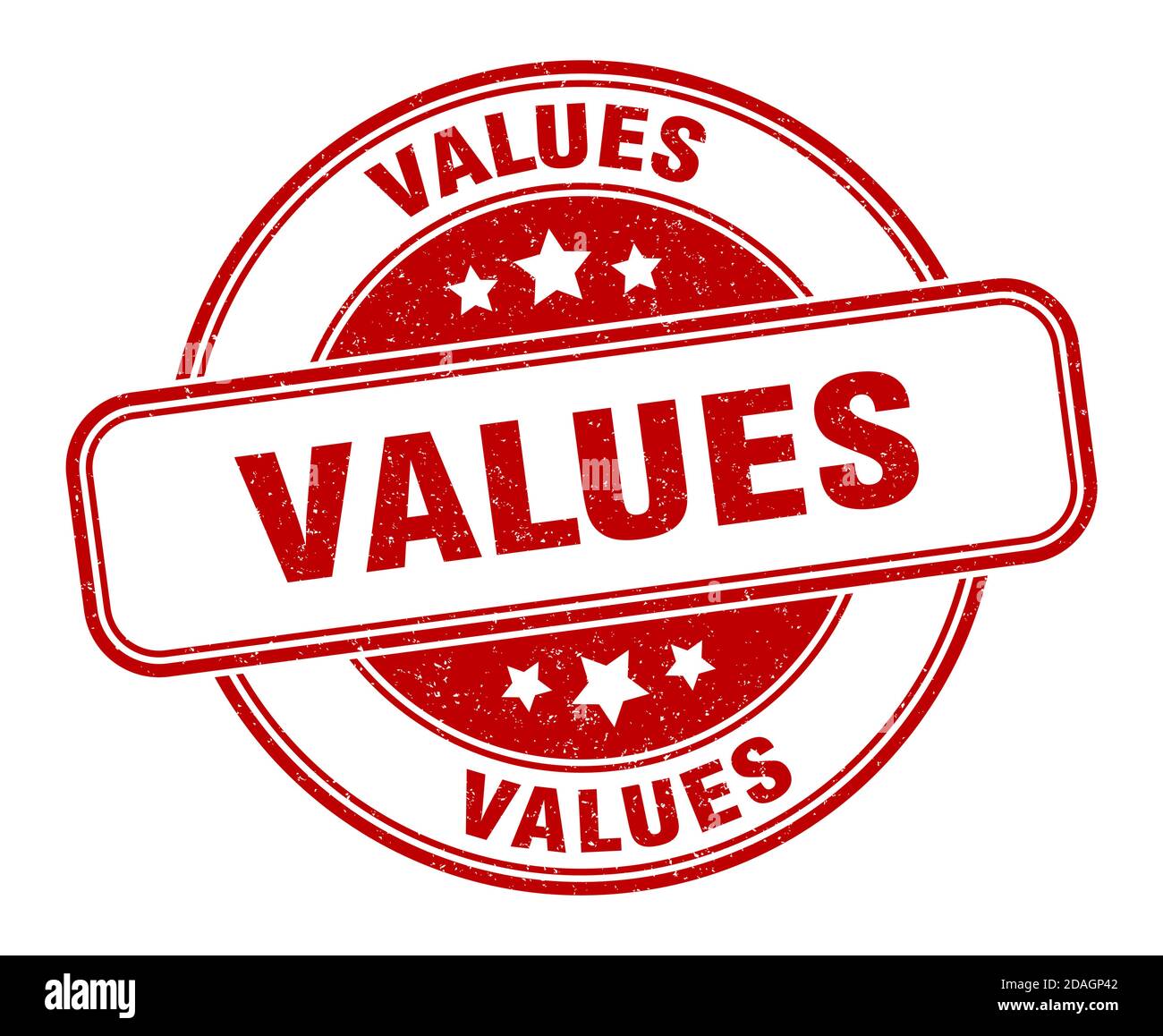 values stamp. values sign. round grunge label Stock Vector Image & Art ...