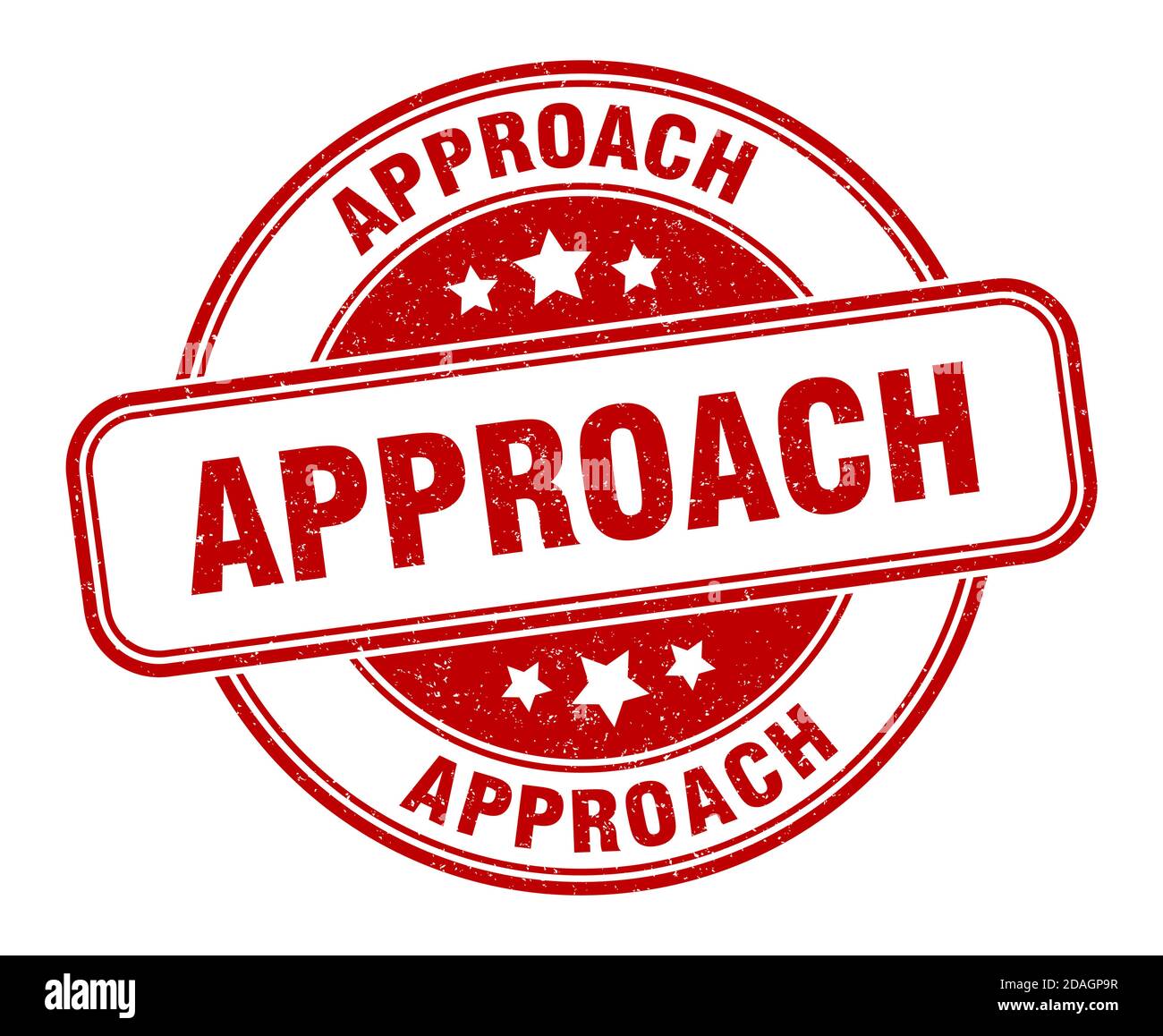 approach stamp. approach sign. round grunge label Stock Vector Image & Art - Alamy