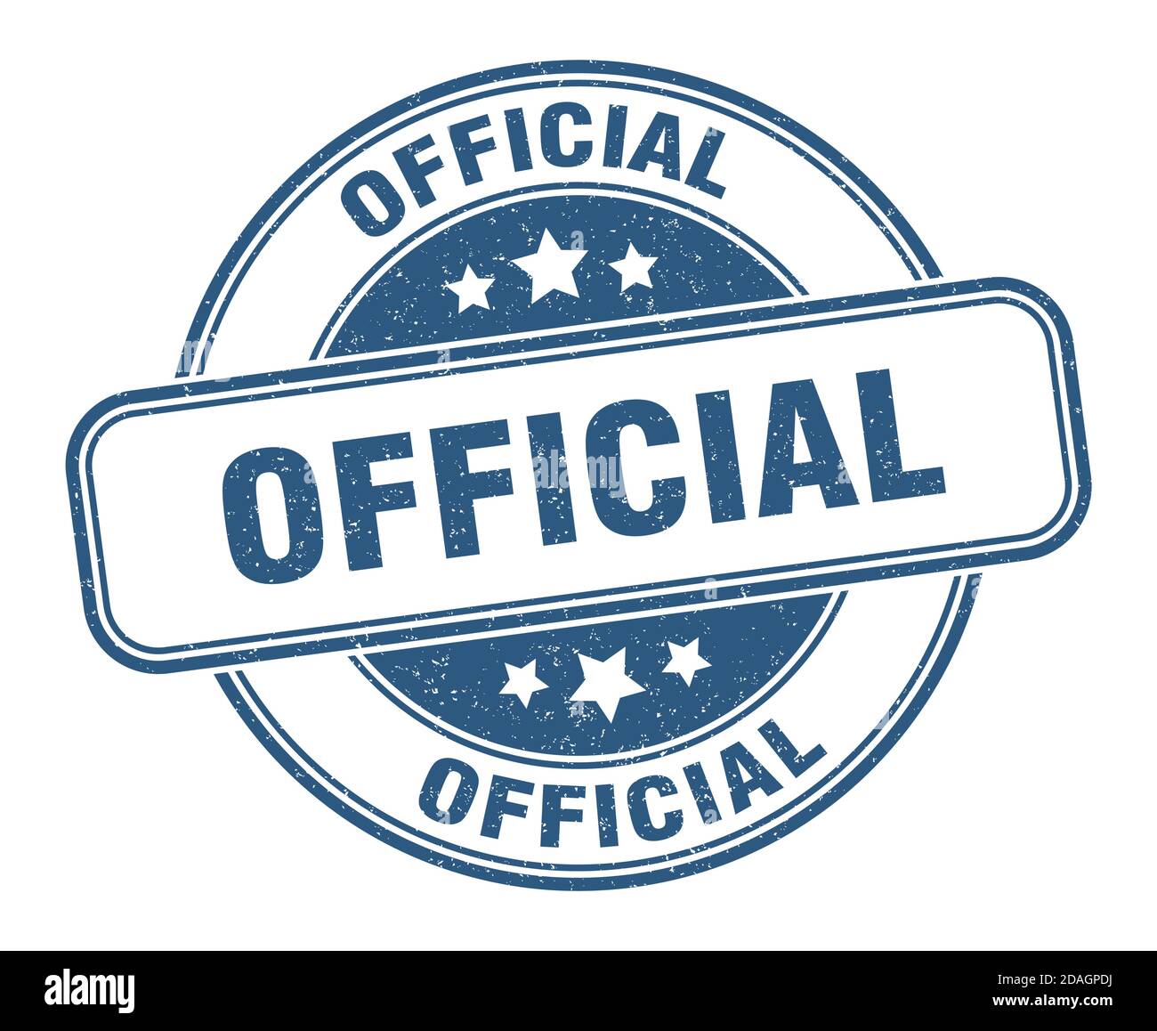 official stamp. official sign. round grunge label Stock Vector Image ...