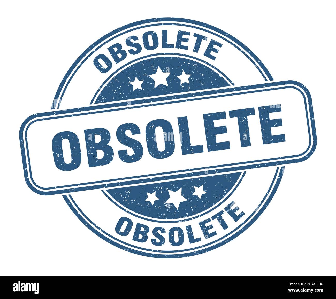 obsolete stamp. obsolete sign. round grunge label Stock Vector Image ...