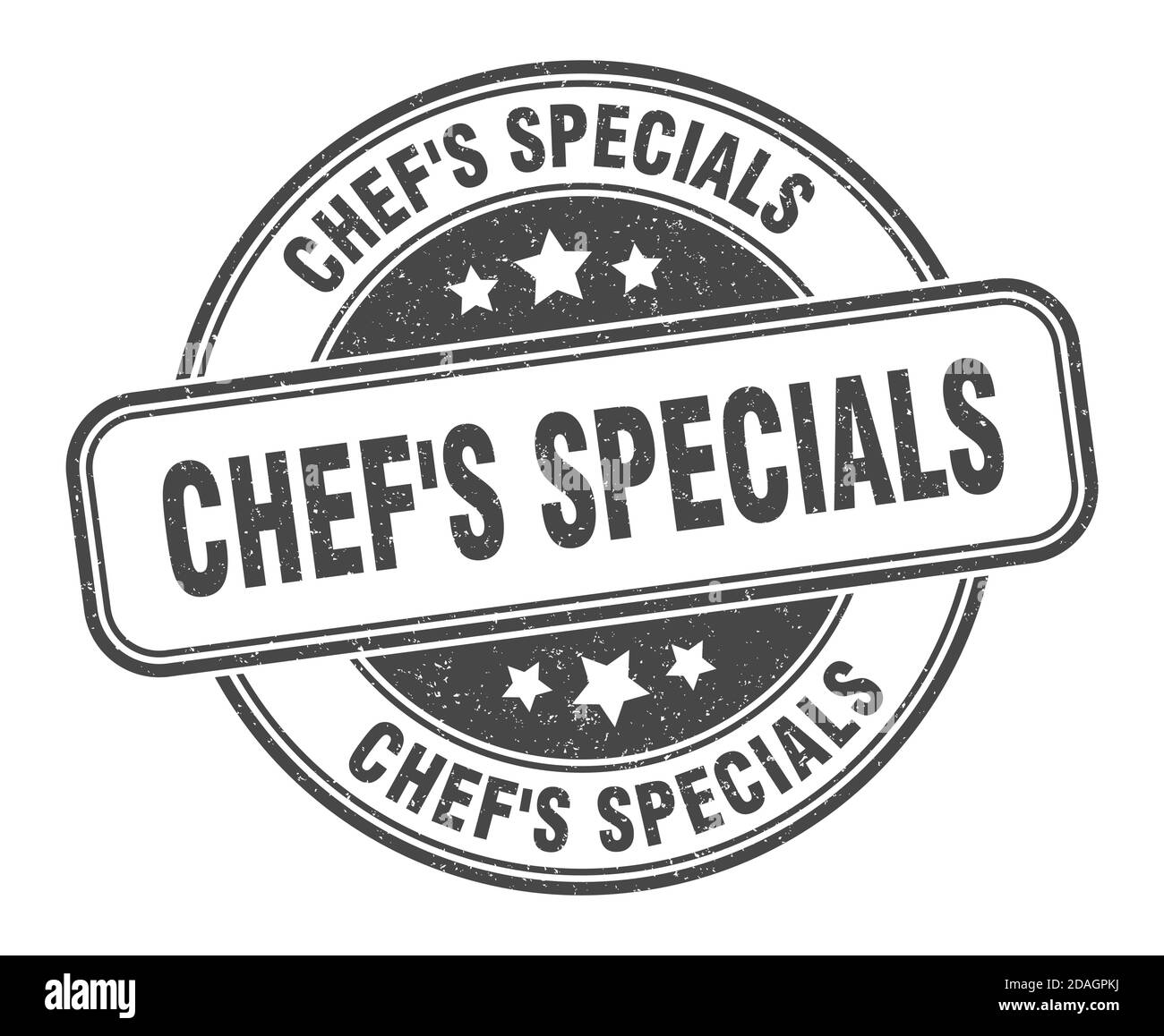 chef's specials stamp. chef's specials sign. round grunge label Stock ...