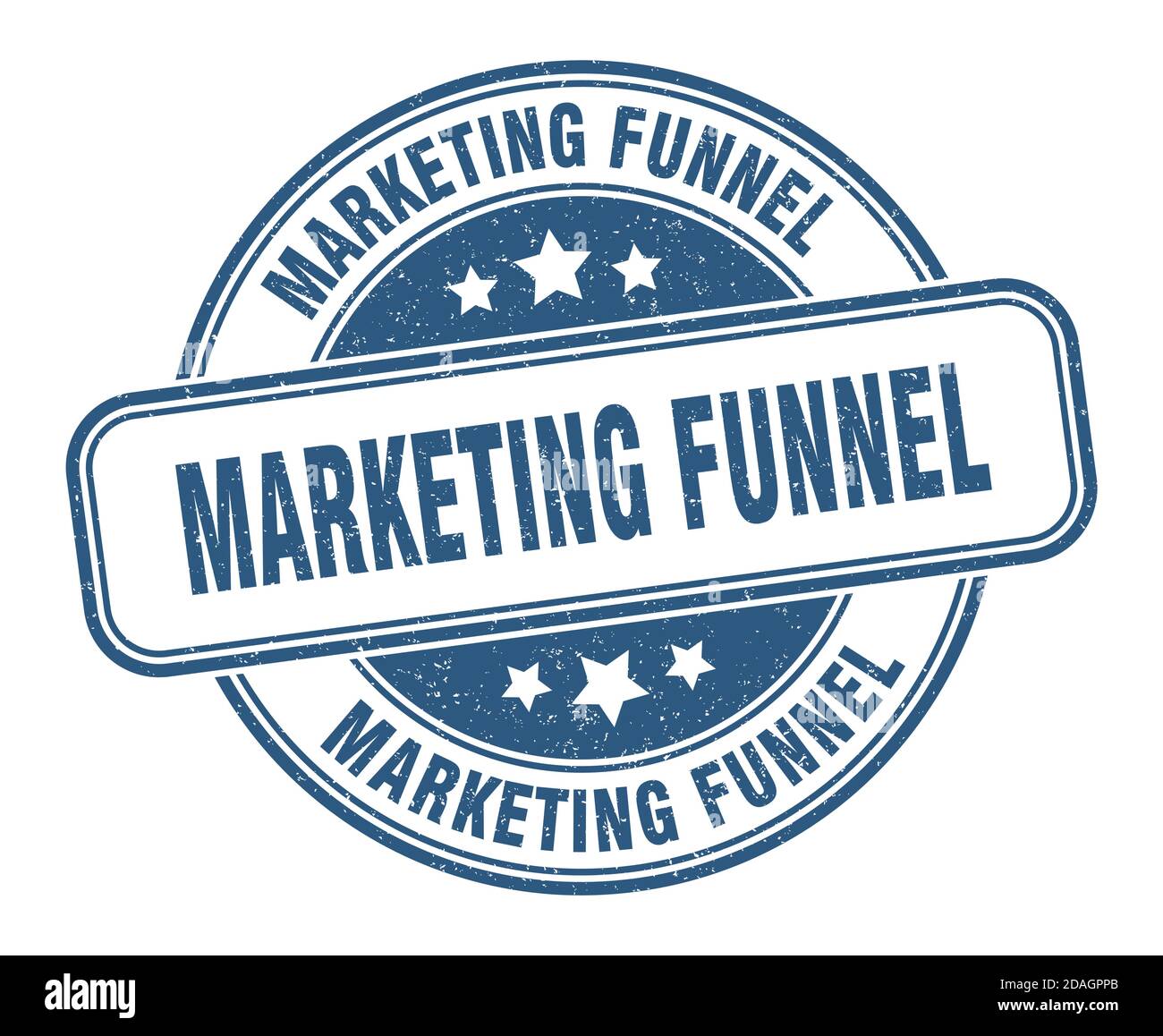 marketing funnel stamp. marketing funnel sign. round grunge label Stock ...