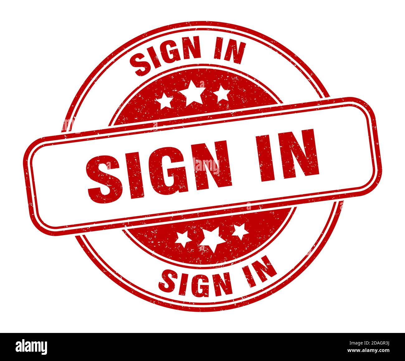 sign in stamp. sign in sign. round grunge label Stock Vector Image & Art - Alamy