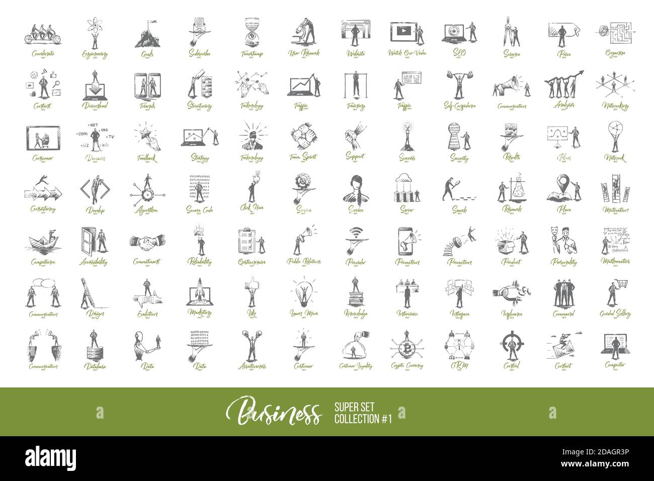 Business man presentation - idea, presentation, confidence, rush, point ...