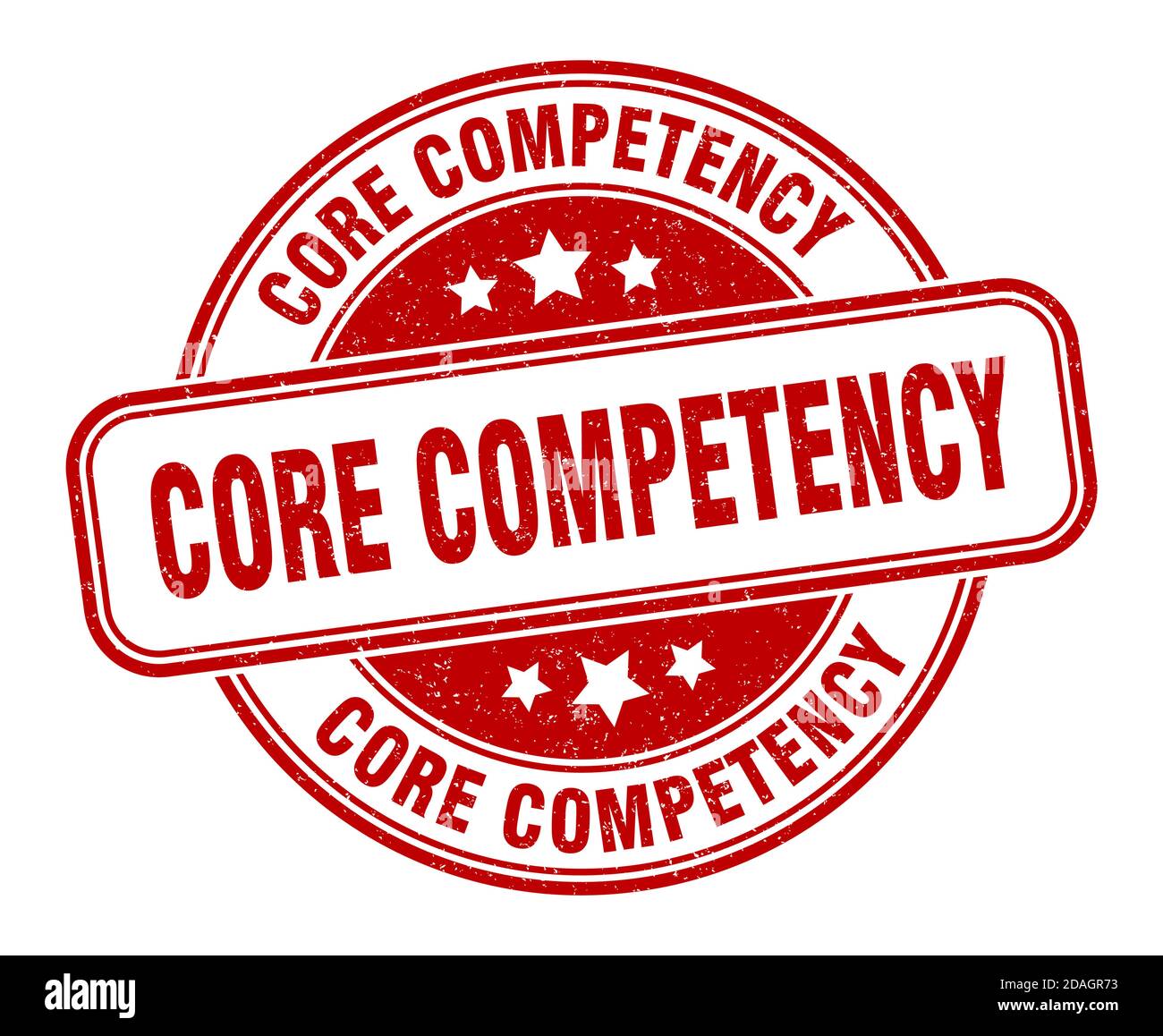 core competency stamp. core competency sign. round grunge label Stock ...
