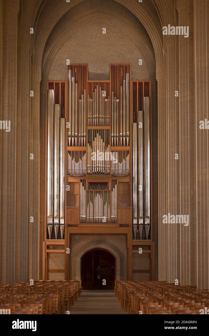 Old organ is in church Stock Photo - Alamy